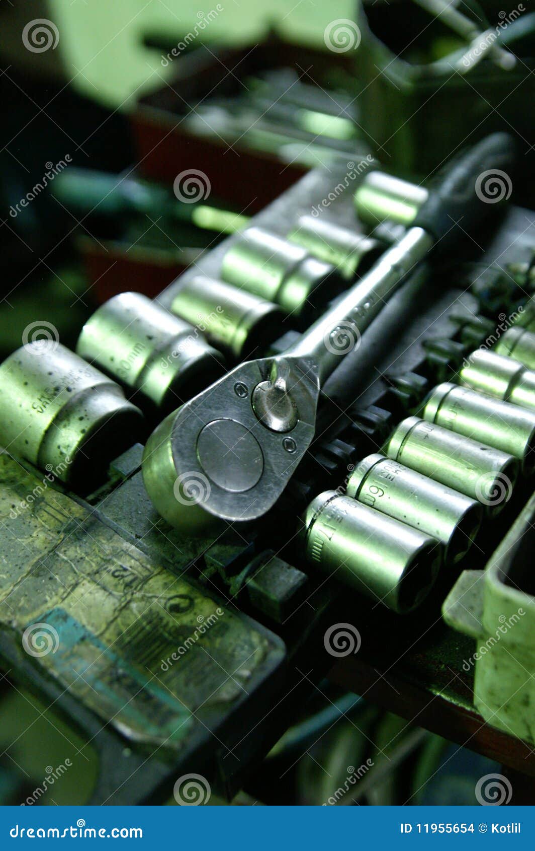 Garage tools stock photo. Image of vehicle, auto, motor - 11955654
