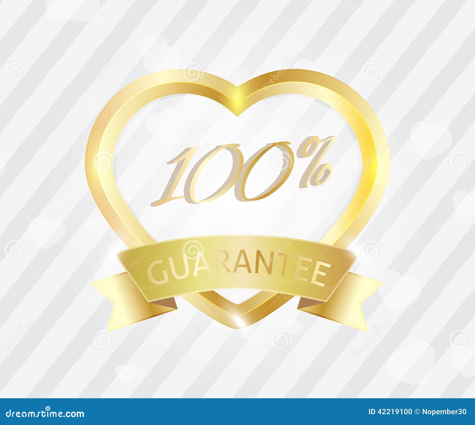 Garantie mit 100 Services vektor abbildung. Illustration von hitze ...