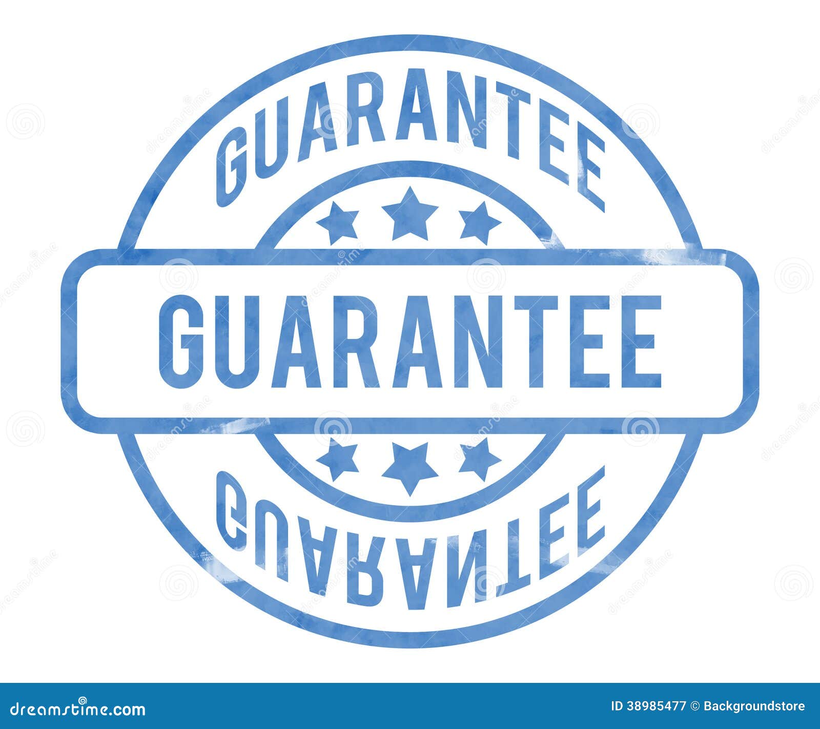 Garantie-Stempel stock abbildung. Illustration von asien - 38985477