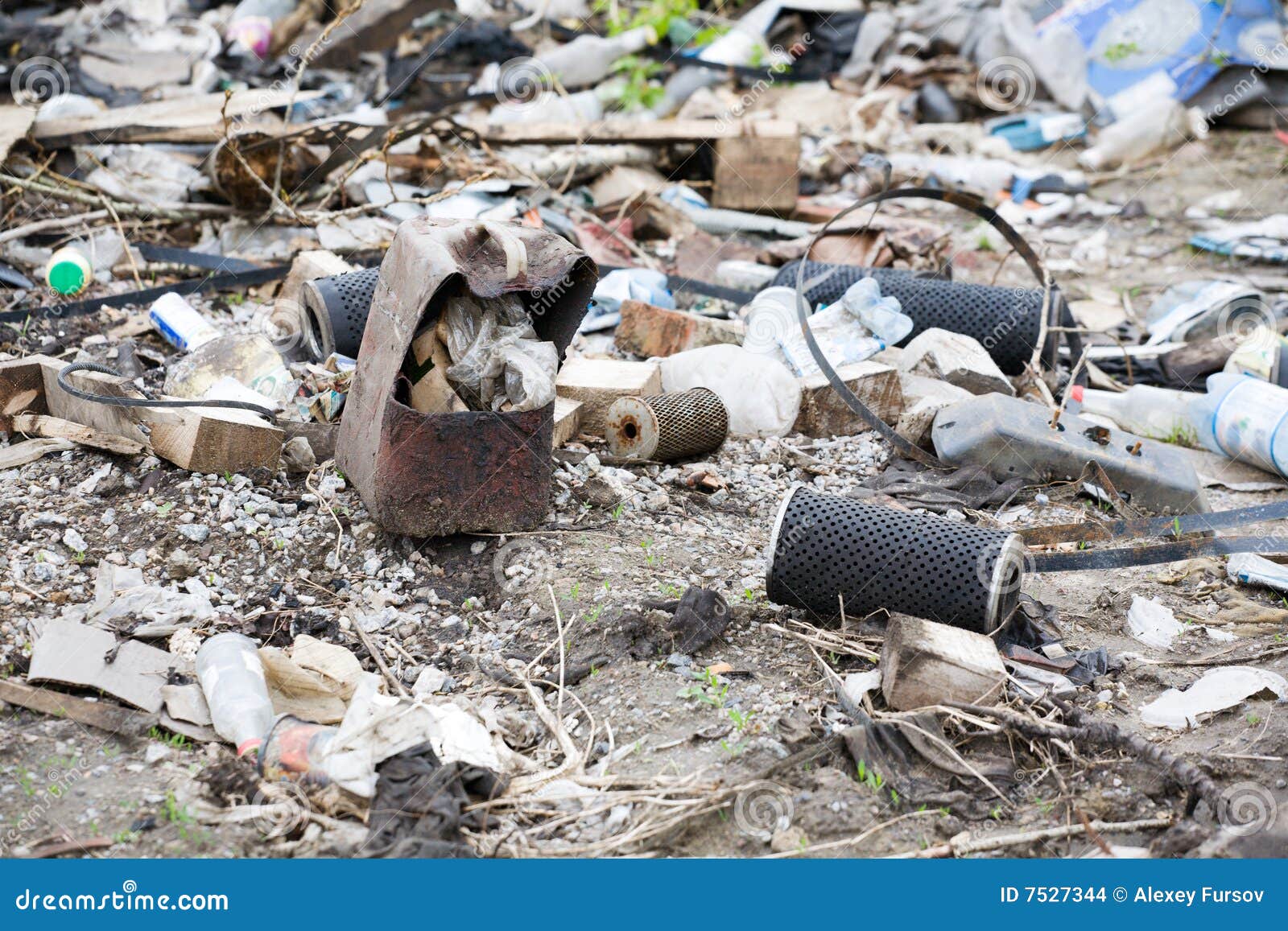Garbage stock photo. Image of environmental, broken, scrap - 7527344