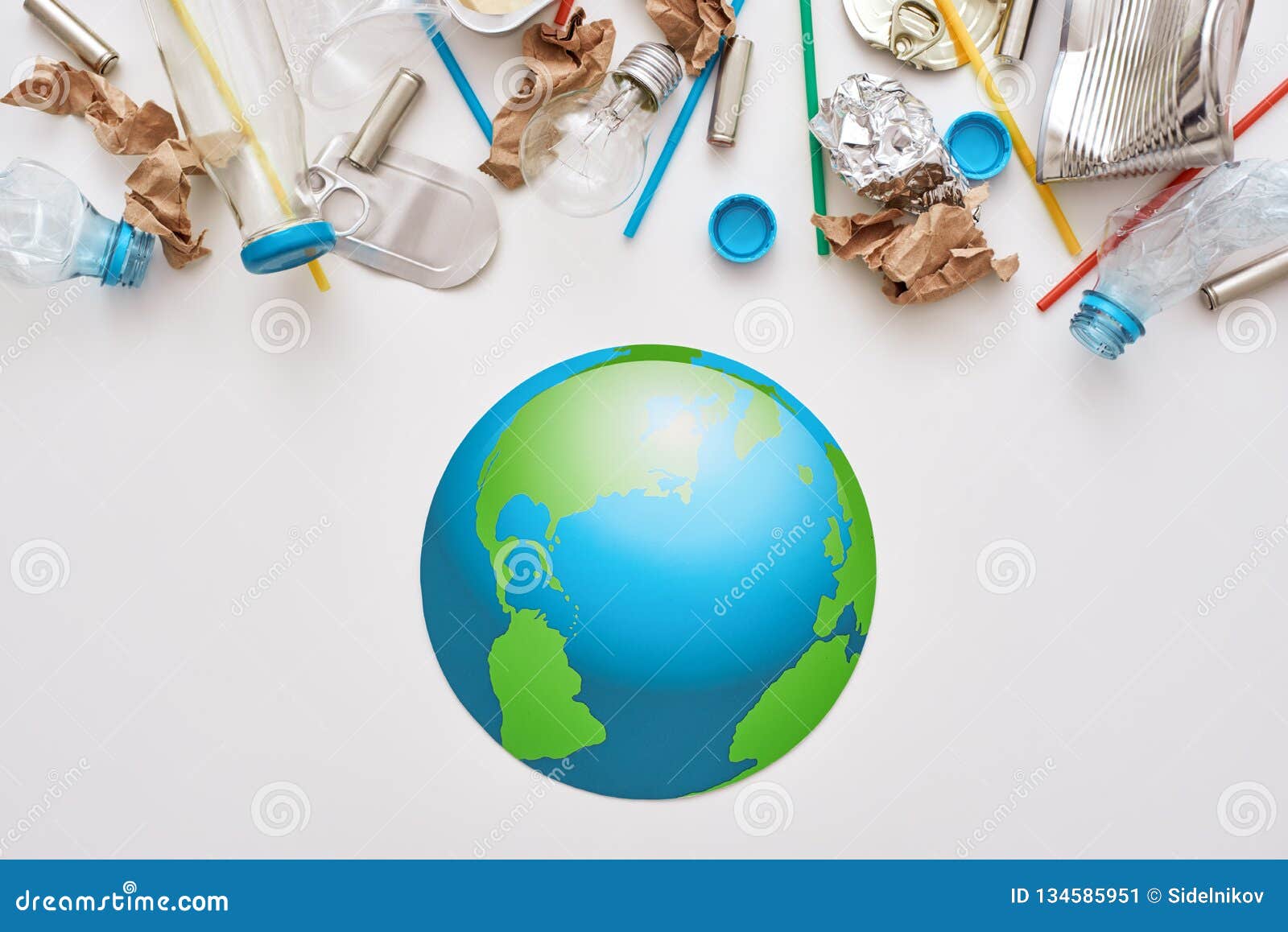 Garbage Attacks the World Ecology. Different Types of Garbage Around ...