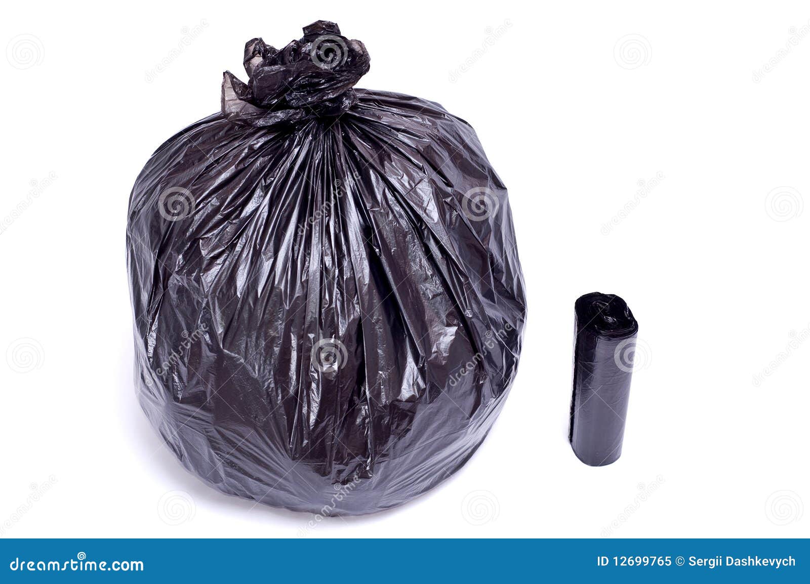 Garbage bag stock image. Image of cleaning, obsolete - 12699765