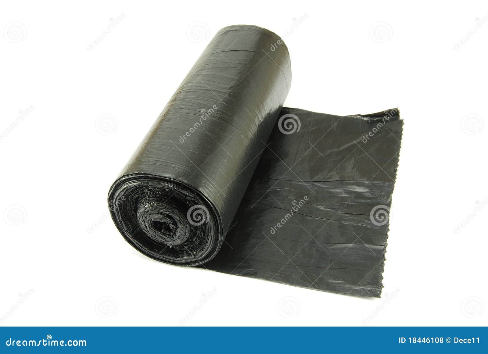 Garbage bag roll stock photo. Image of trash, recycle - 18446108