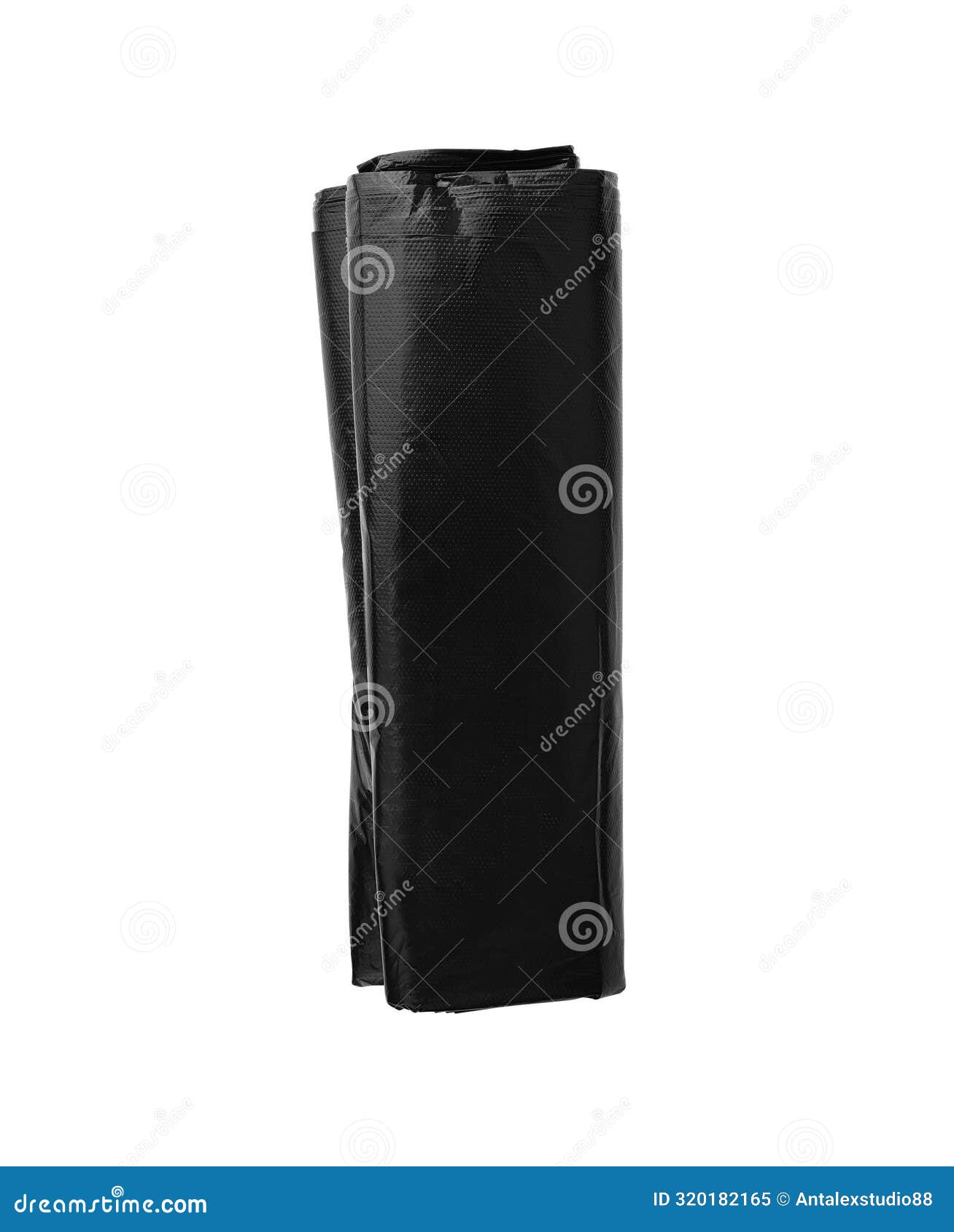 Garbage Bag Roll Isolated. Trash Package Stock Image - Image of nylon ...