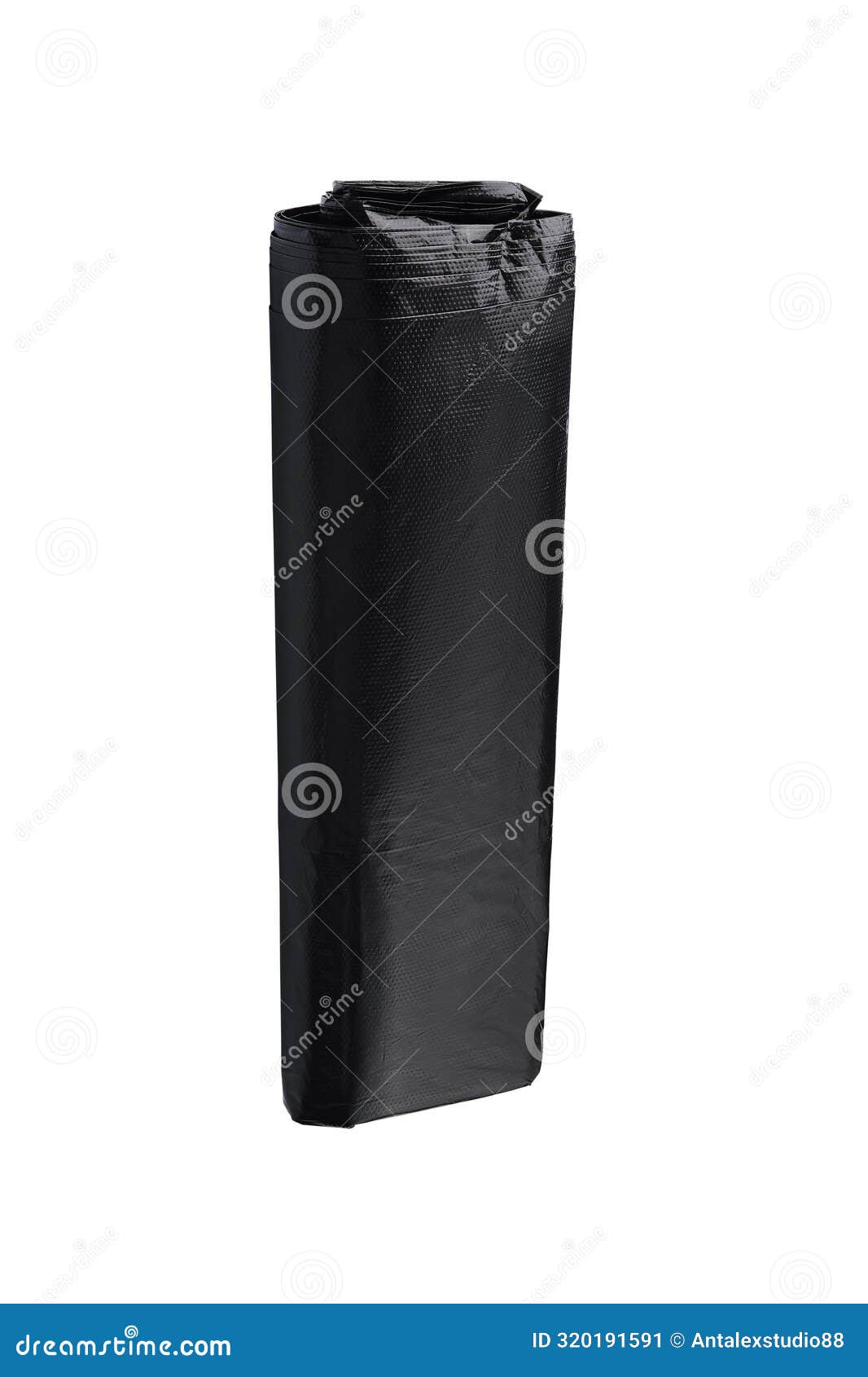 Garbage Bag Roll Isolated. Trash Package Stock Image - Image of ...
