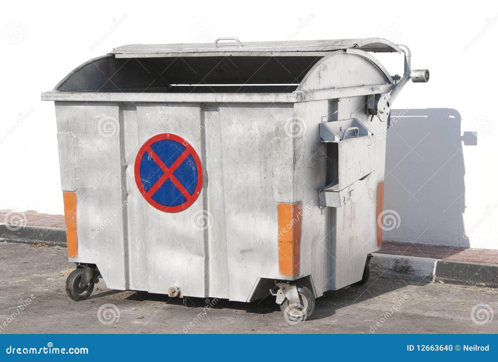 Garbage Bin stock photo. Image of isolated, delete, container - 12663640