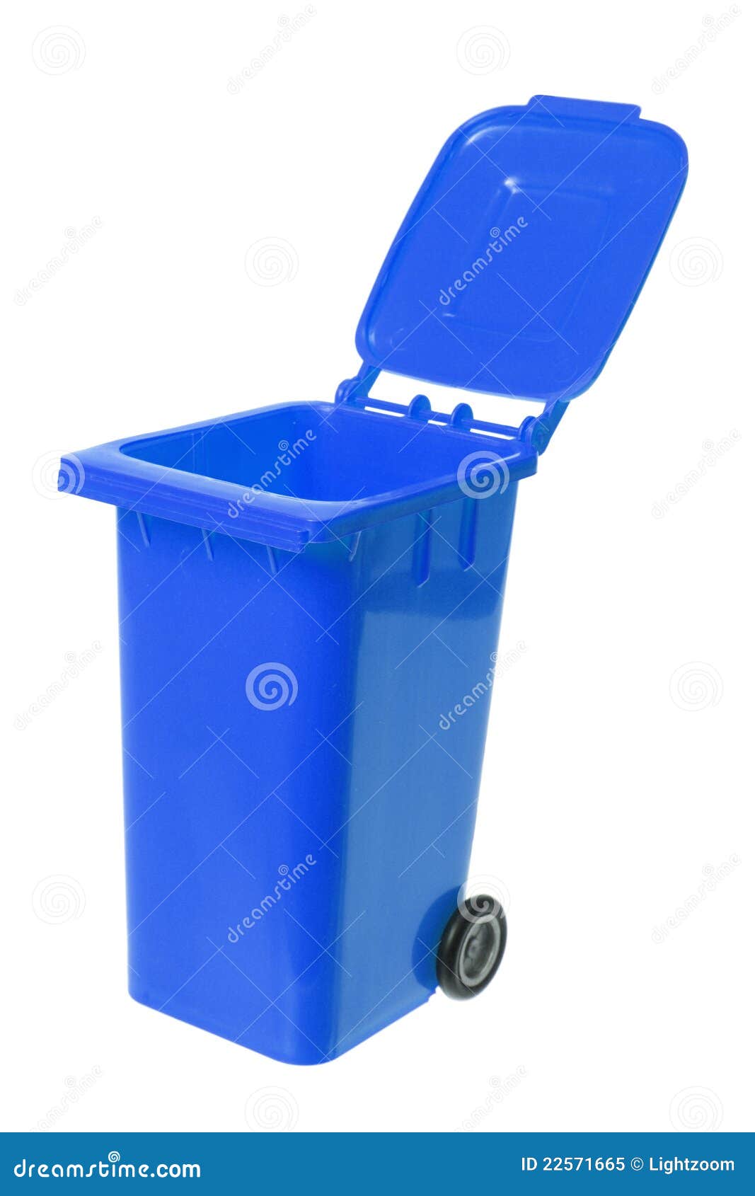 Garbage Bin stock image. Image of isolated, studio, trash - 22571665