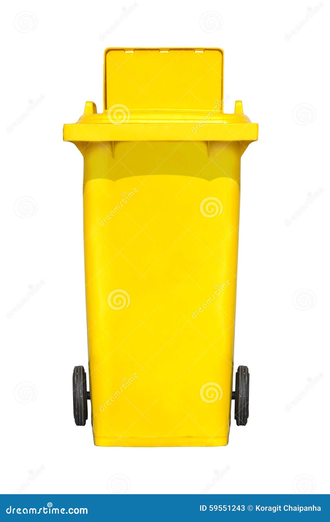 Garbage bin stock image. Image of yellow, rubbish, disposal - 59551243