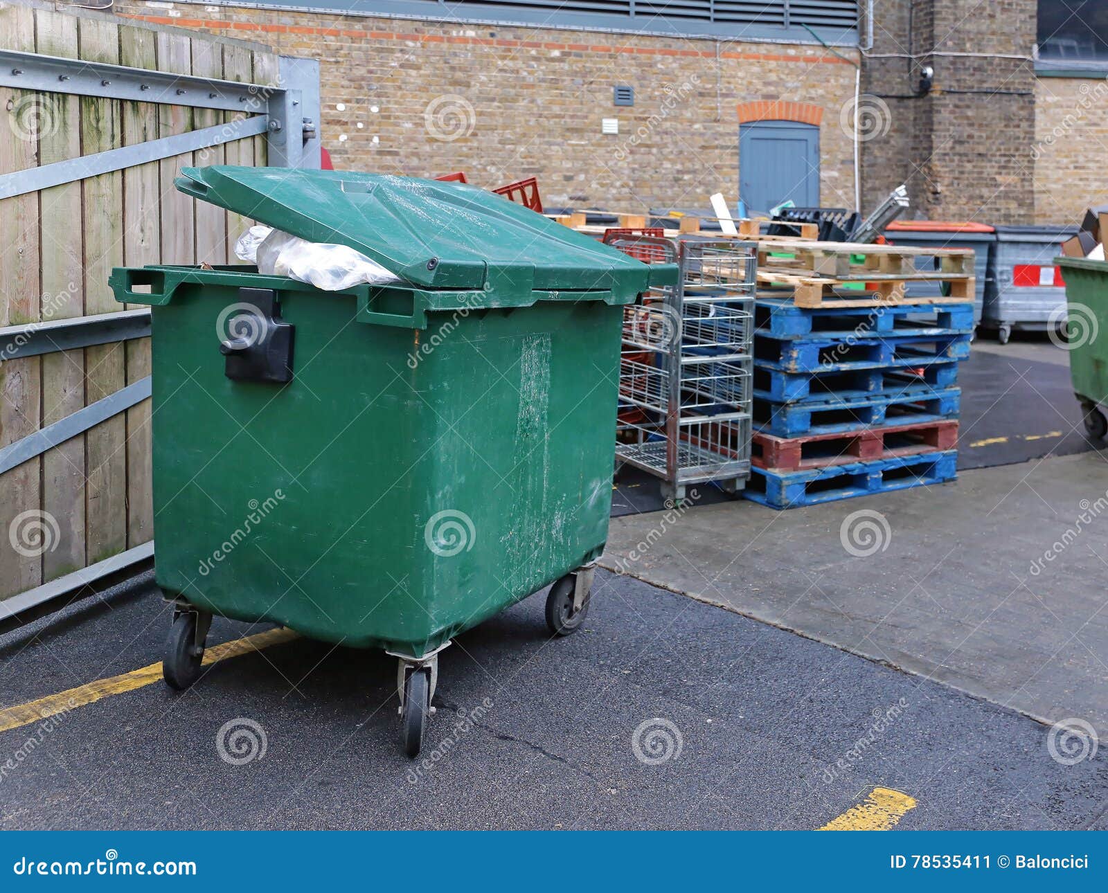 Garbage Bin stock image. Image of waste, container, trash - 78535411