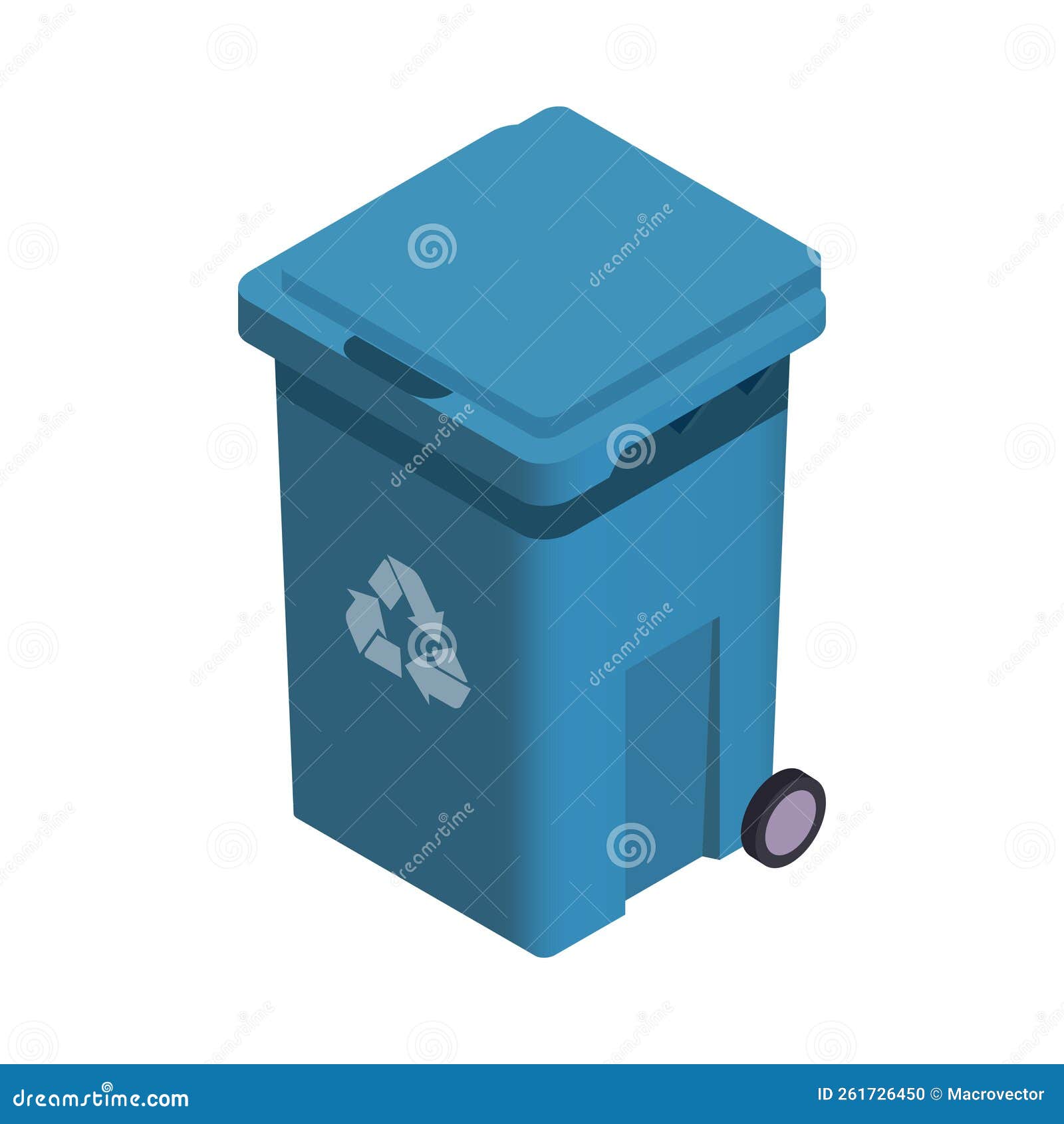 Garbage Bin Icon stock illustration. Illustration of utilization ...