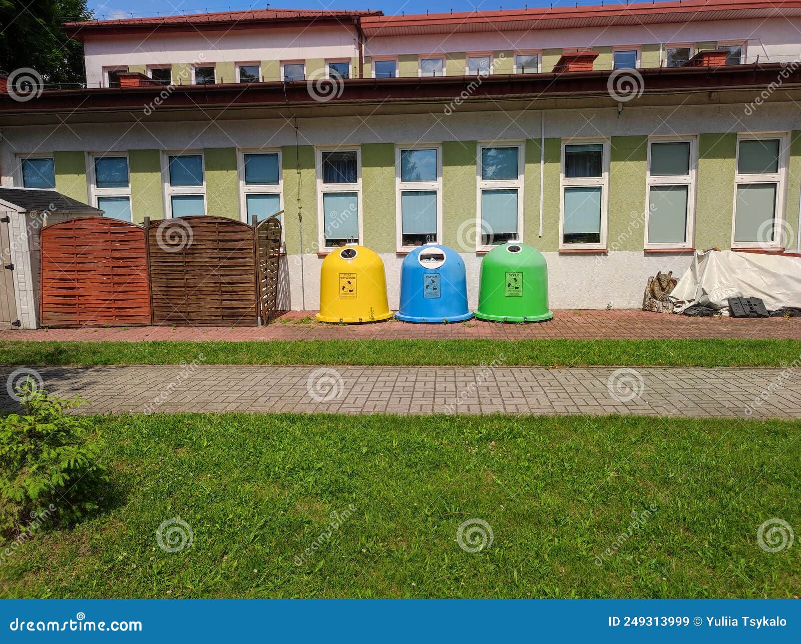 Garbage Bins. Garbage Sorting. Colors Stock Image - Image of sorting ...