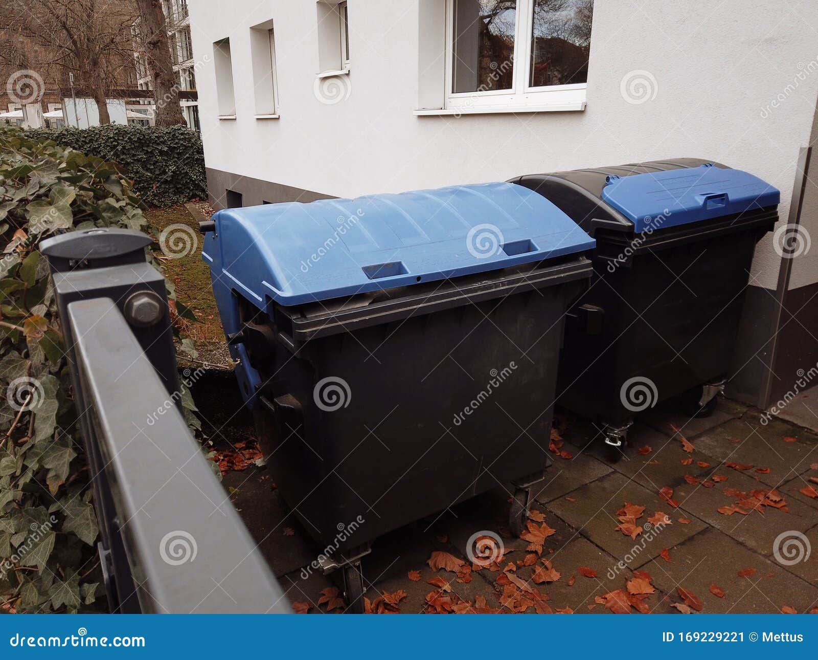 Garbage Boxes Installed on the Street for Separate Garbage Collection ...