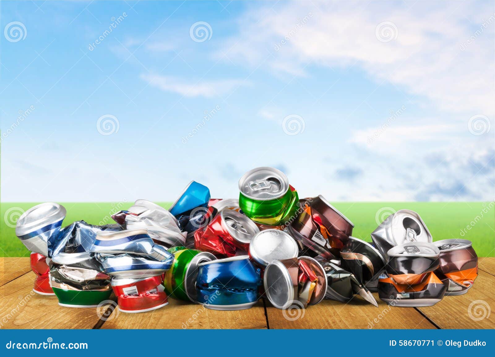 Garbage Cans stock image. Image of growth, obsolete, reuse - 58670771