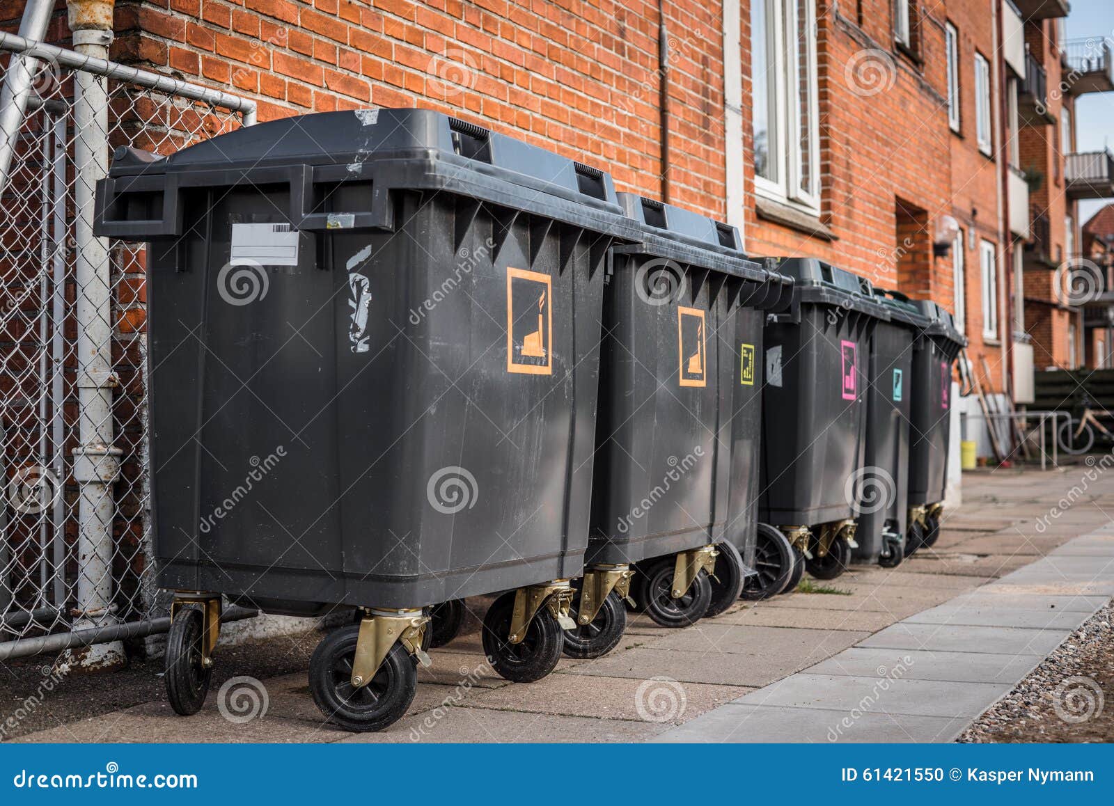 Waste Sorting, Segregation Of Garbage Into A Container Stock ...