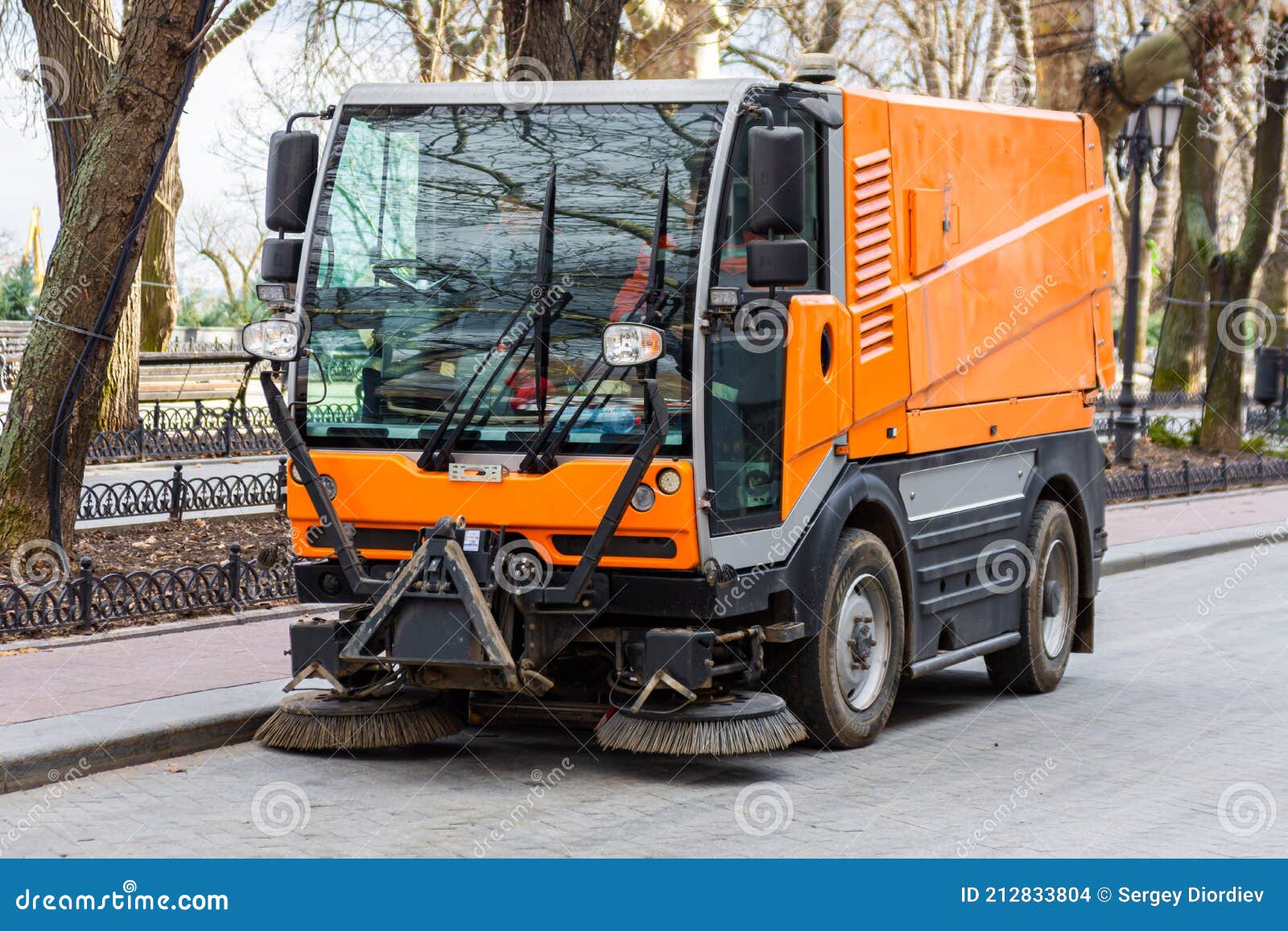 Garbage Collection Machine on the City Streets. the Problem of Cities ...