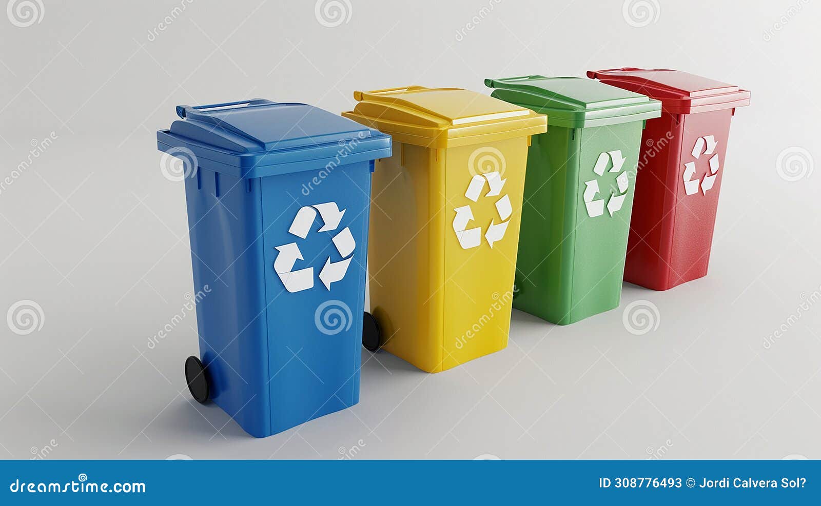 Garbage Containers of Different Colors for Waste Classification with ...