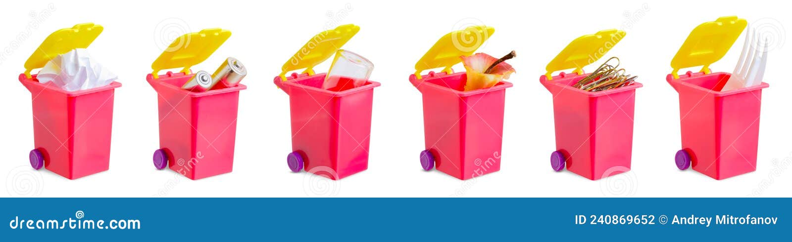 Garbage Containers with Different Types of Waste. the Concept of ...