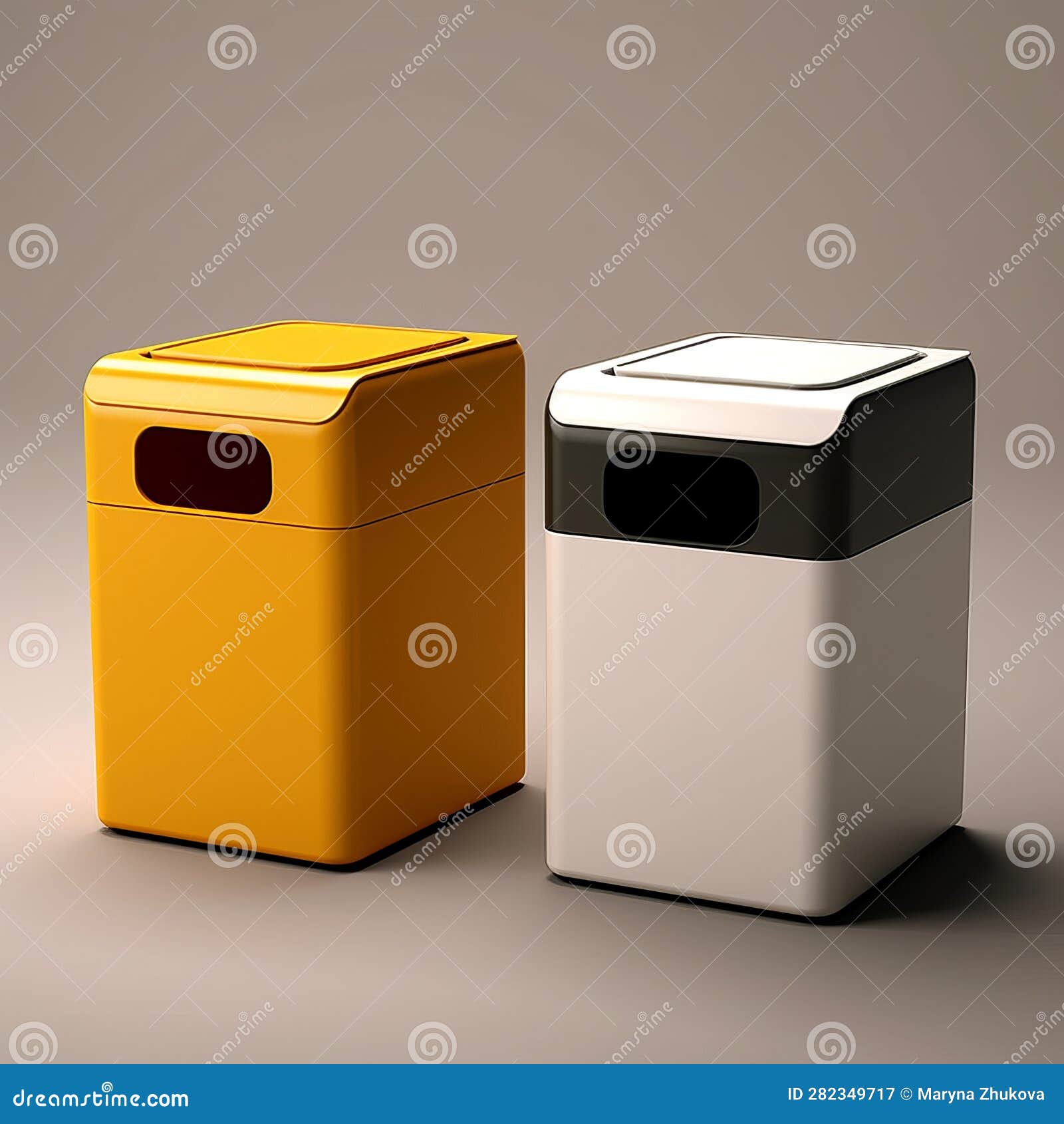 Garbage Containers for Disposal and Recycling of Waste in Different ...