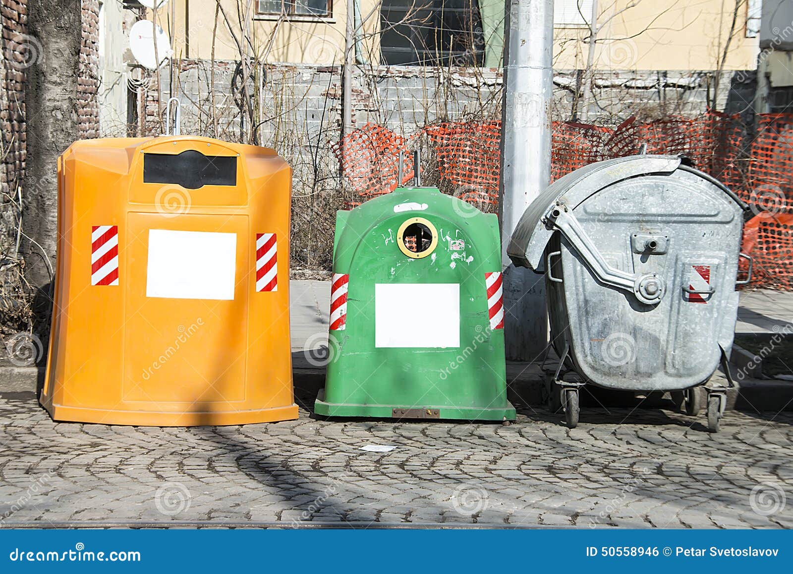 Garbage containers stock photo. Image of dirty, dumpster - 50558946