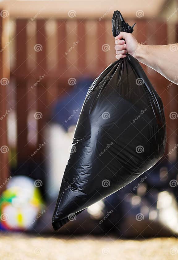 Garbage day stock photo. Image of black, disposal, cleaner - 9471030