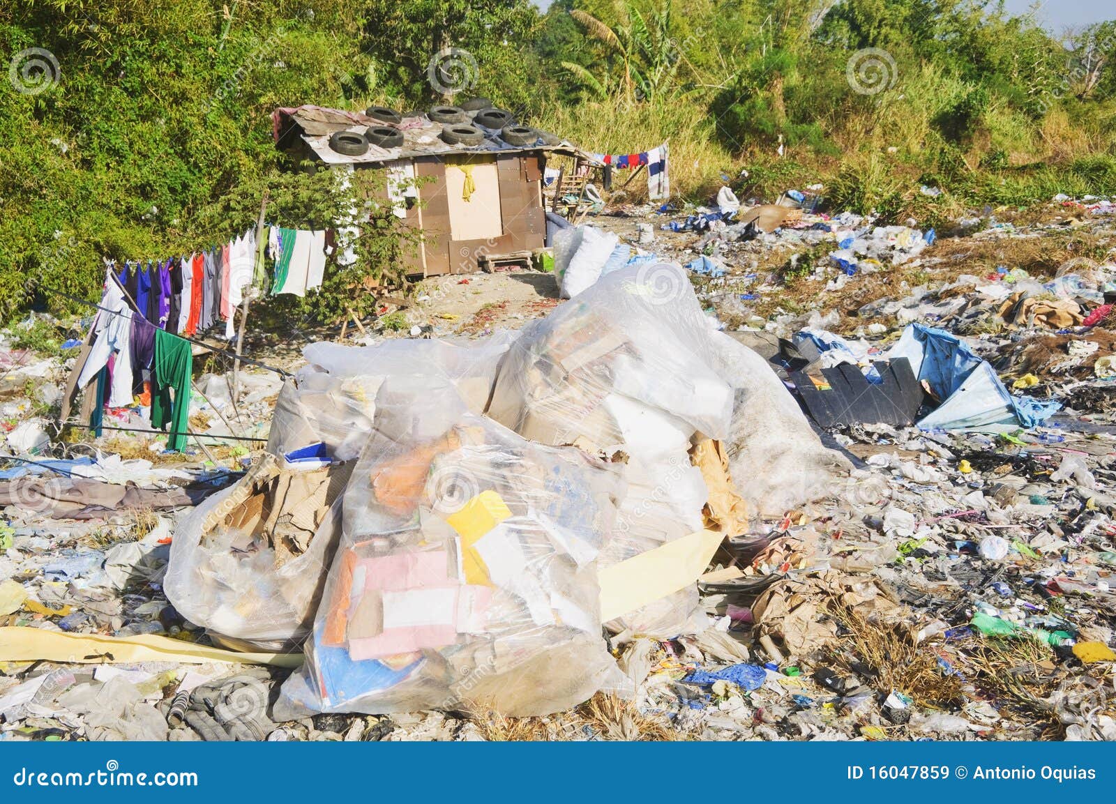Garbage Dump stock image. Image of yard, hazard, rubbish - 16047859