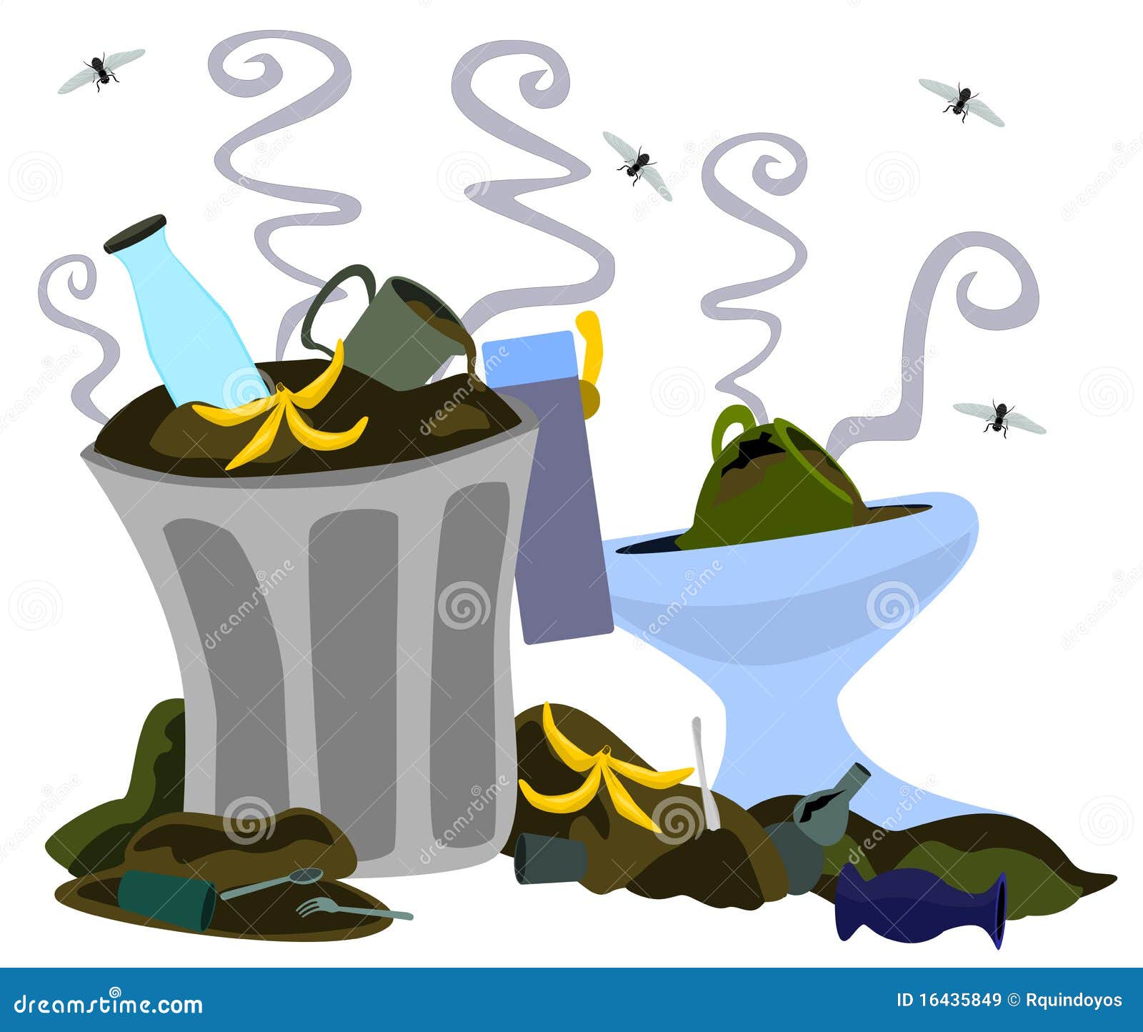 Garbage dump stock illustration. Illustration of earth - 16435849