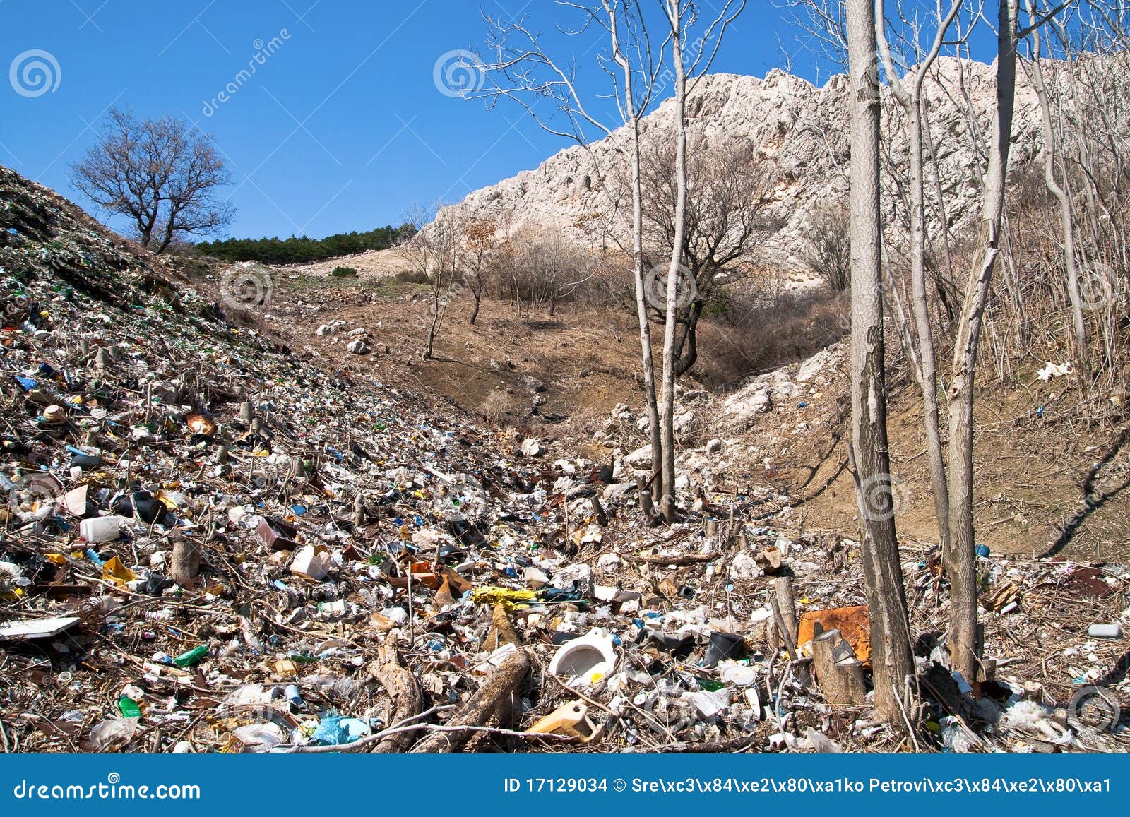 Garbage dump stock photo. Image of environment, landfill - 17129034