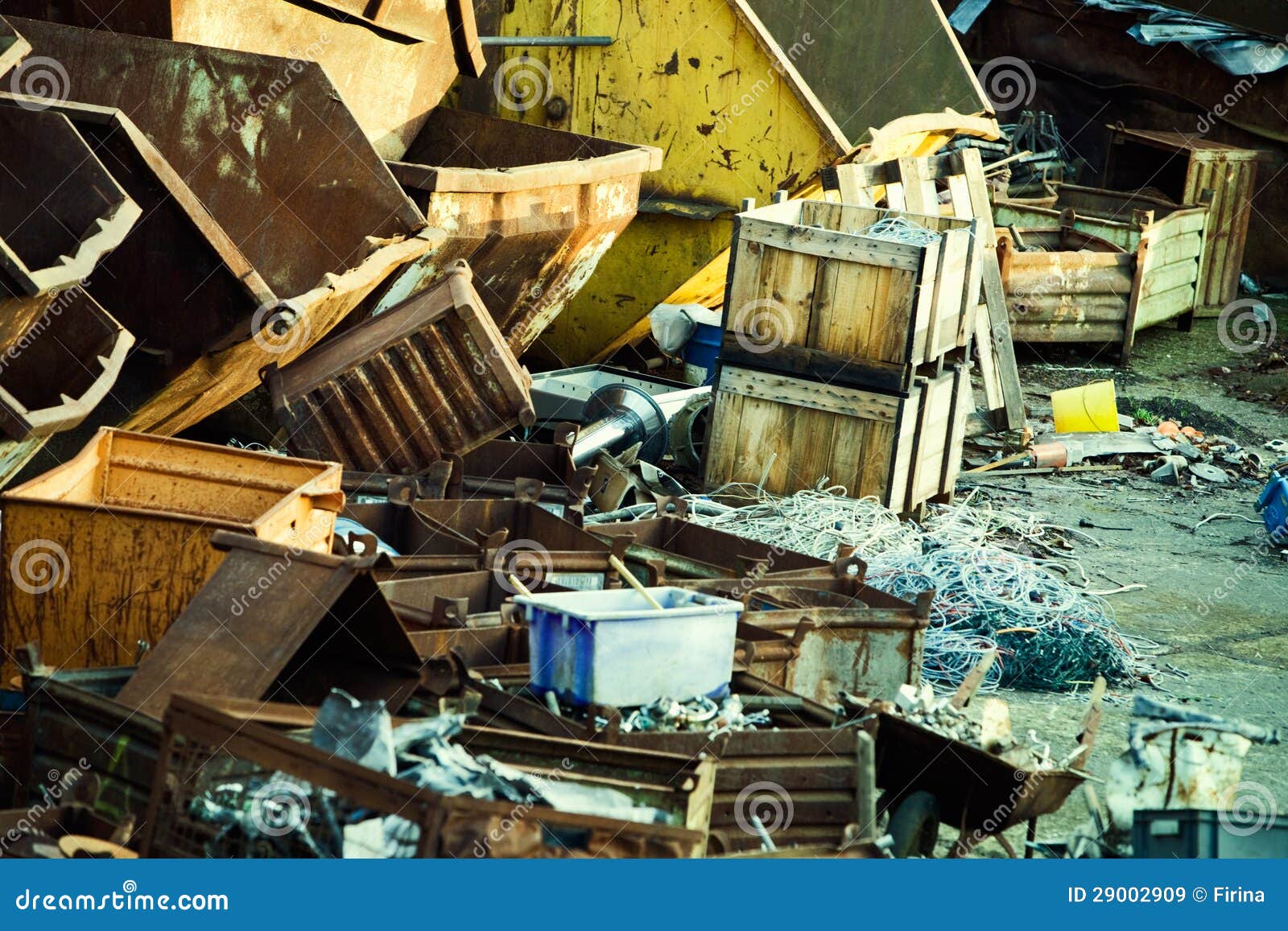 Garbage Dump stock image. Image of scene, wire, obsolete - 29002909