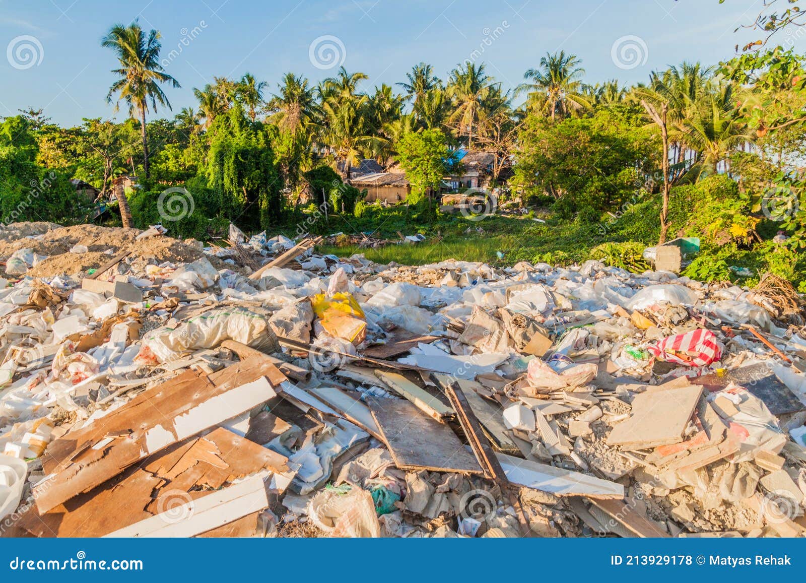 Garbage Dump on Boracay Island, Philippin Stock Photo - Image of ...