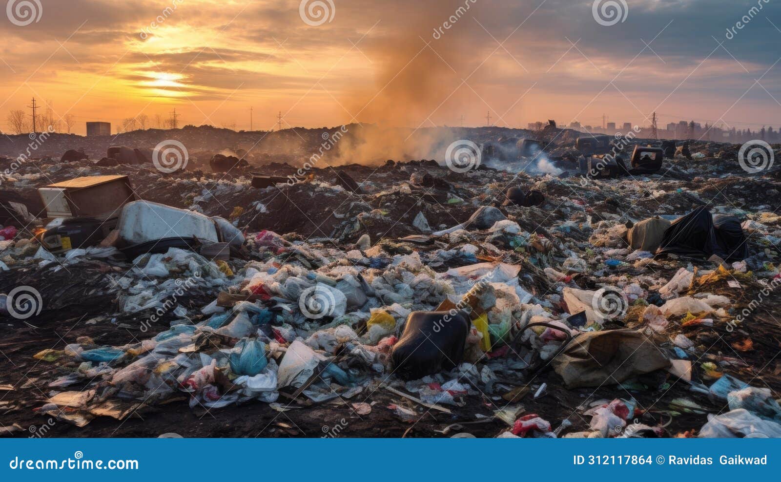 Overflowing Mound Of Household Garbage Highlights Urgent Environmental ...