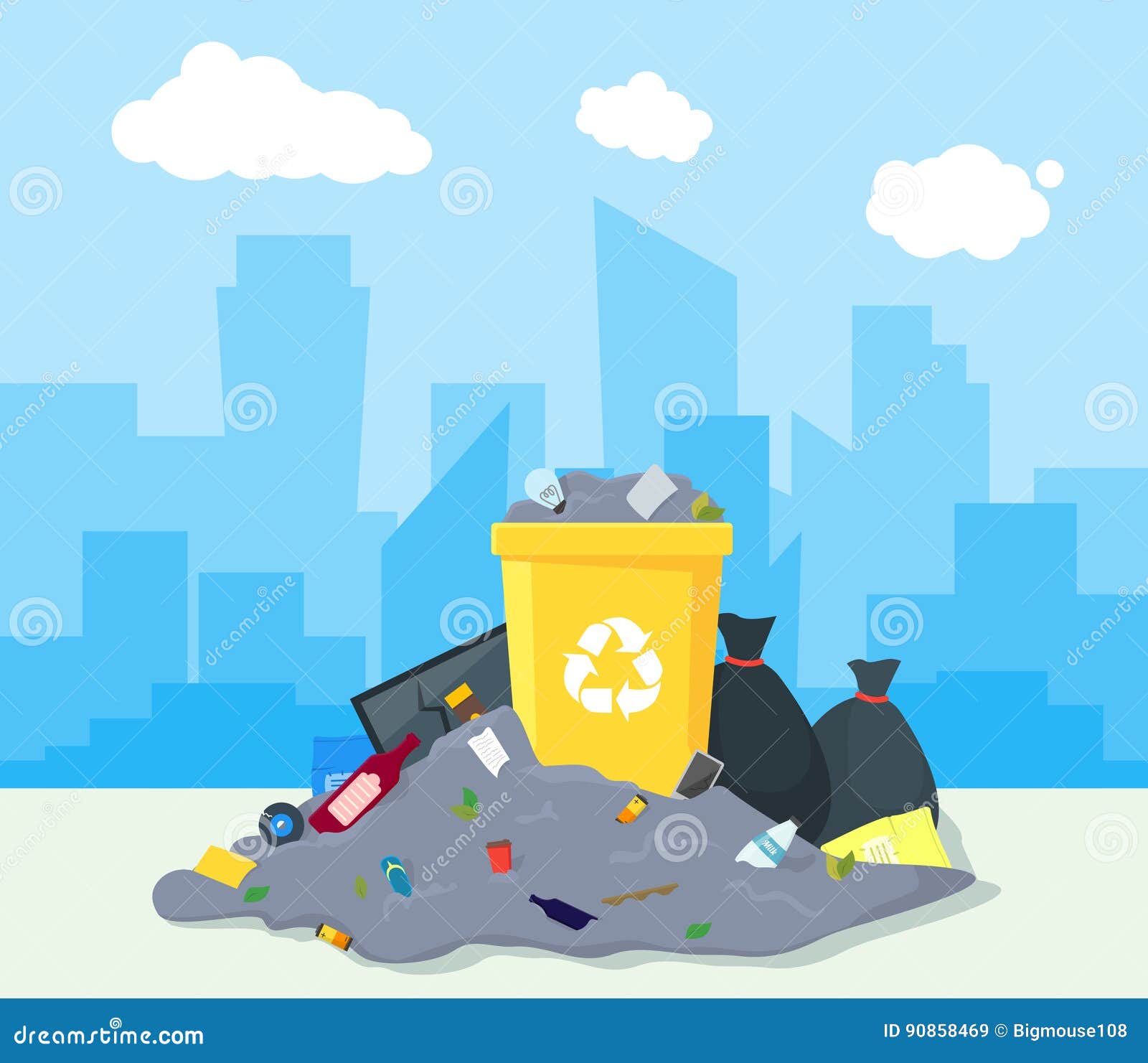 Cartoon Garbage Dump