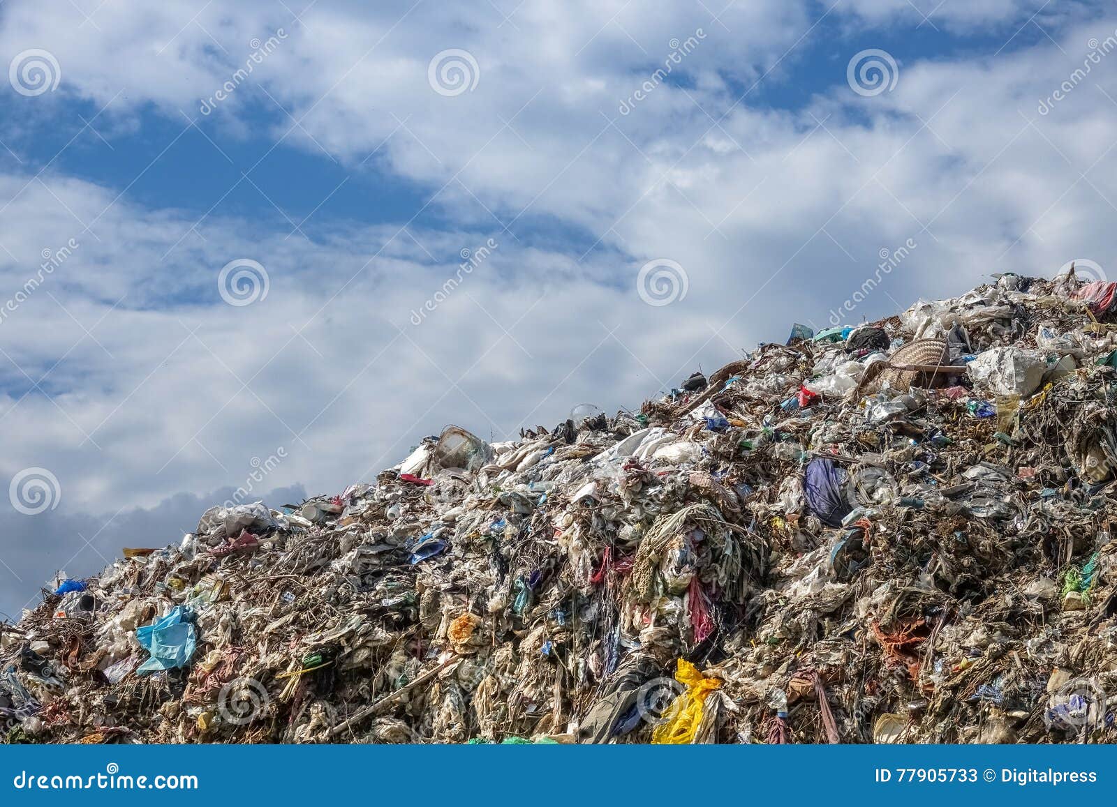 Garbage Dump stock image. Image of pollution, horizontal - 77905733