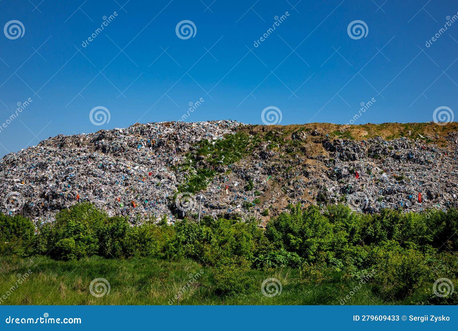 Garbage Dump Outside the City in the Open Air Stock Image - Image of ...
