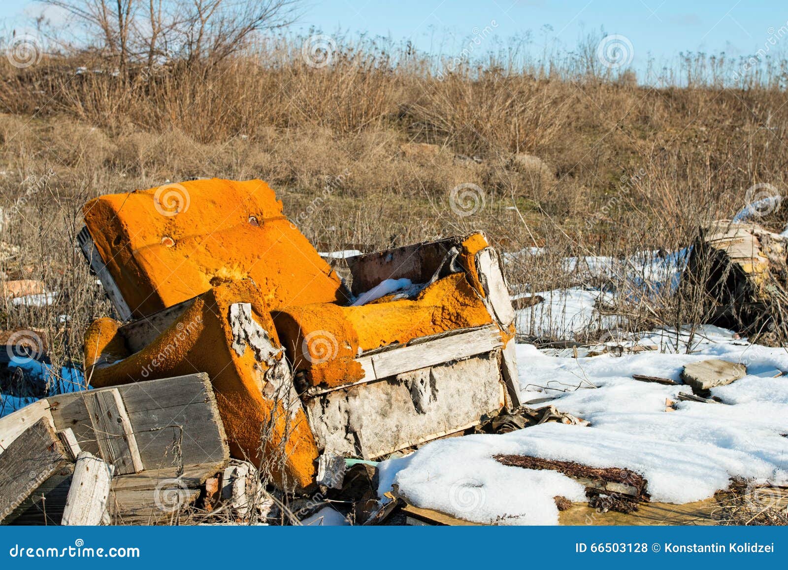 Garbage dump. stock photo. Image of messy, plastic, industrial - 66503128