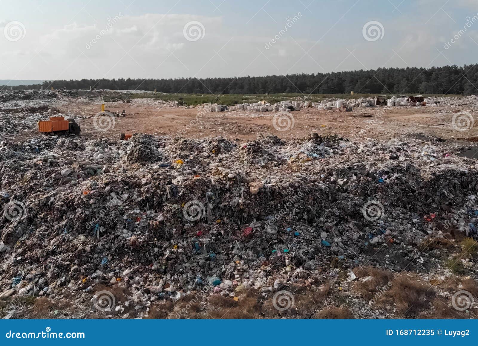 Garbage Dump, Top View of Trash. Landfill Stock Image - Image of junk ...