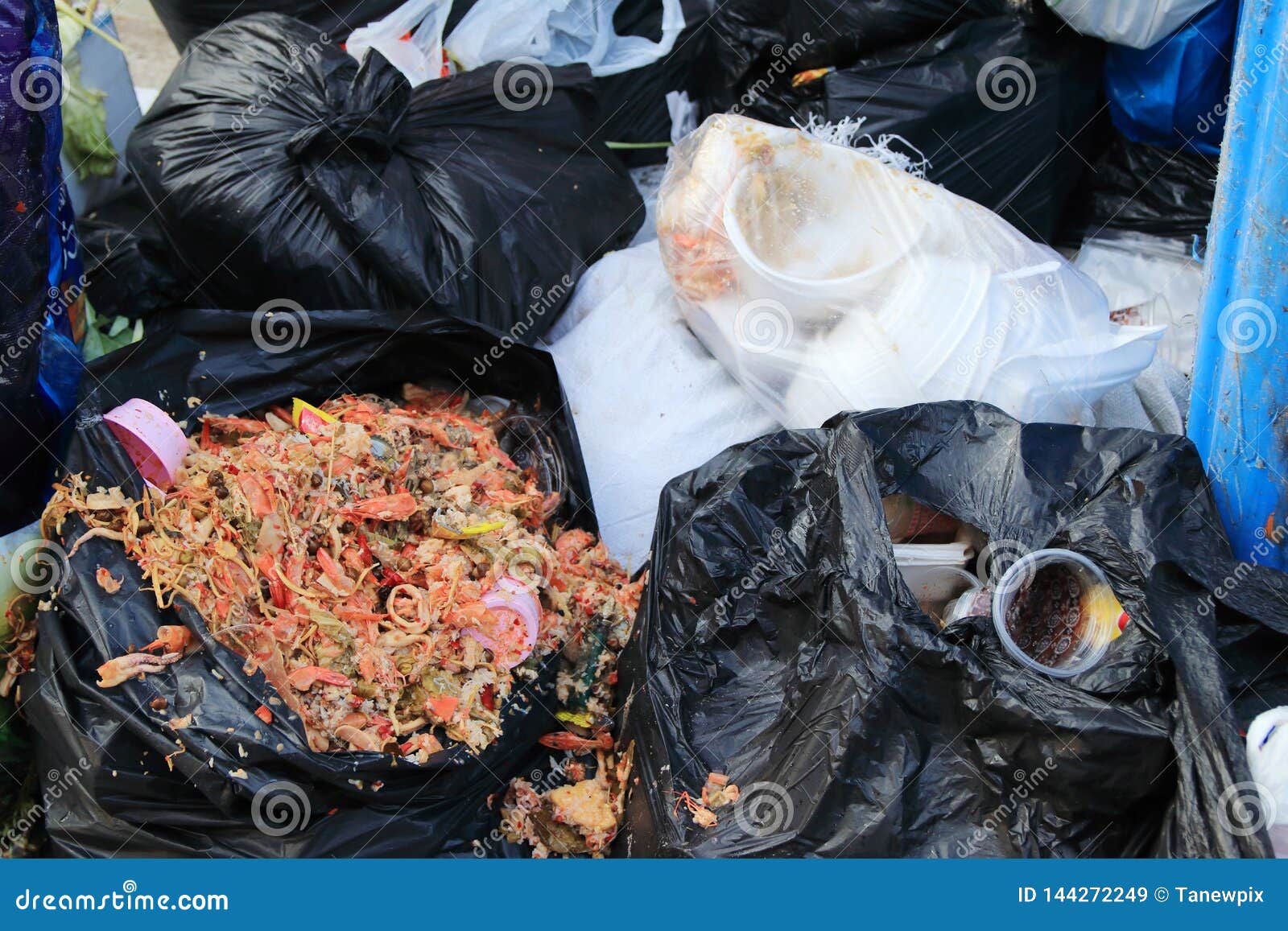 Garbage Dump beside Trash beside the Road Overflowing with a Lot of ...