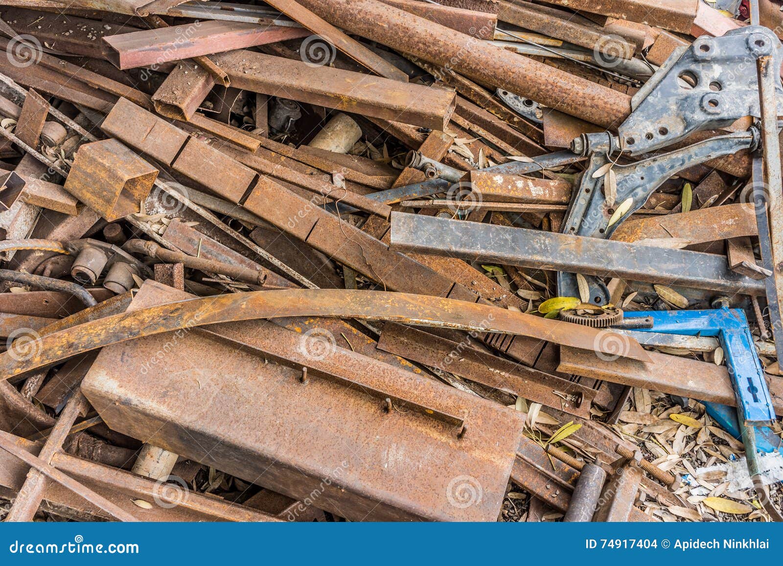 Garbage Dump of Waste Metals Stock Photo - Image of metals, discard ...