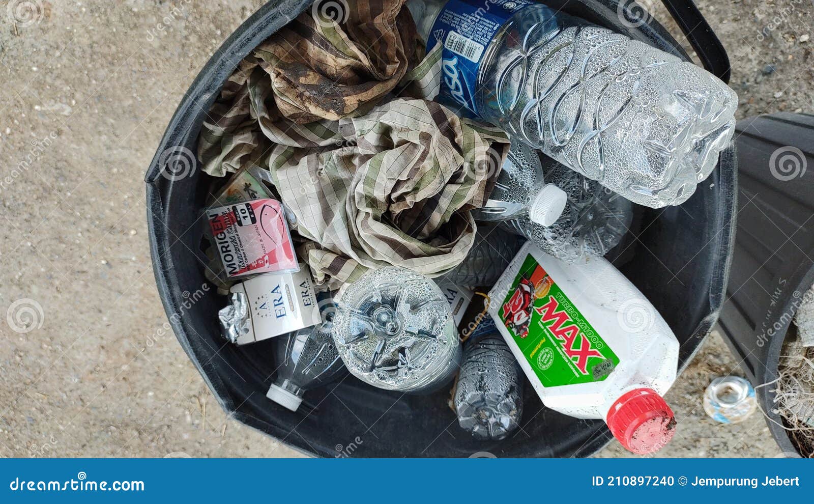 Garbage in the Dustbin for Recycle Editorial Image - Image of wood ...