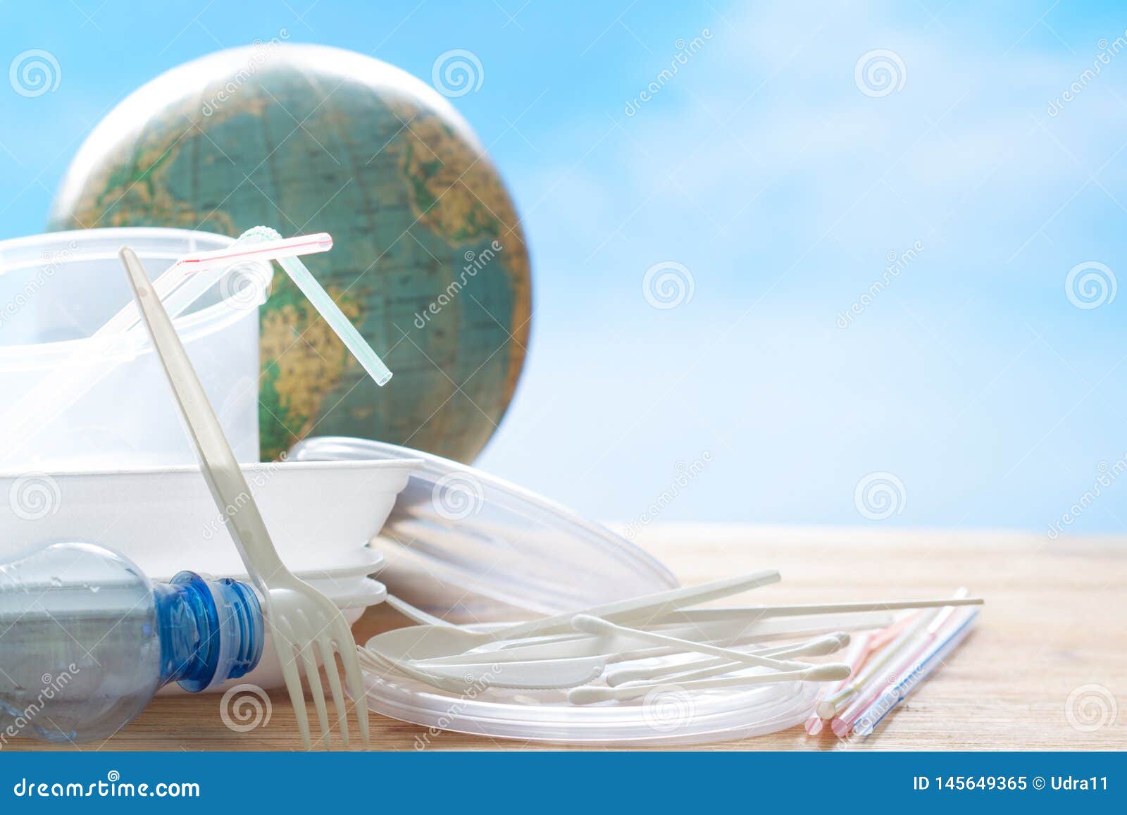 Garbage Ecology Ecosystem And Adaptation Concept With Tin And Plant ...