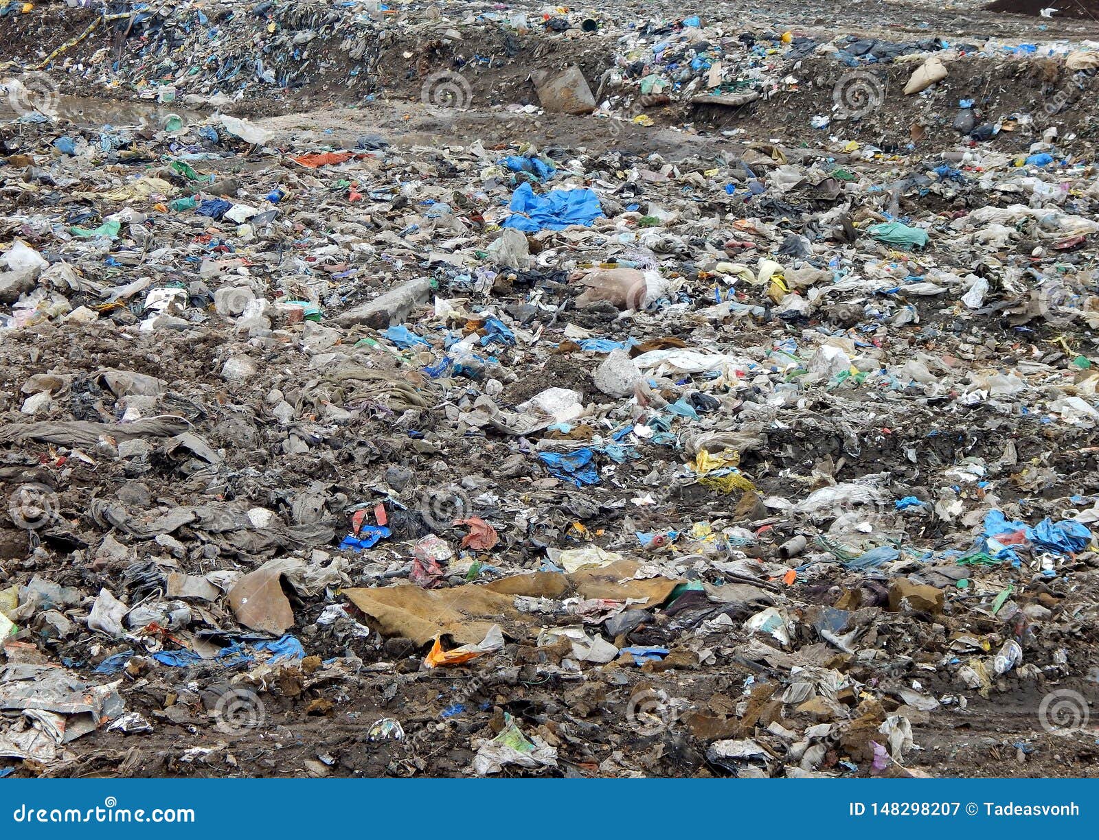 Garbage everywhere stock image. Image of dumpedn, detail - 148298207