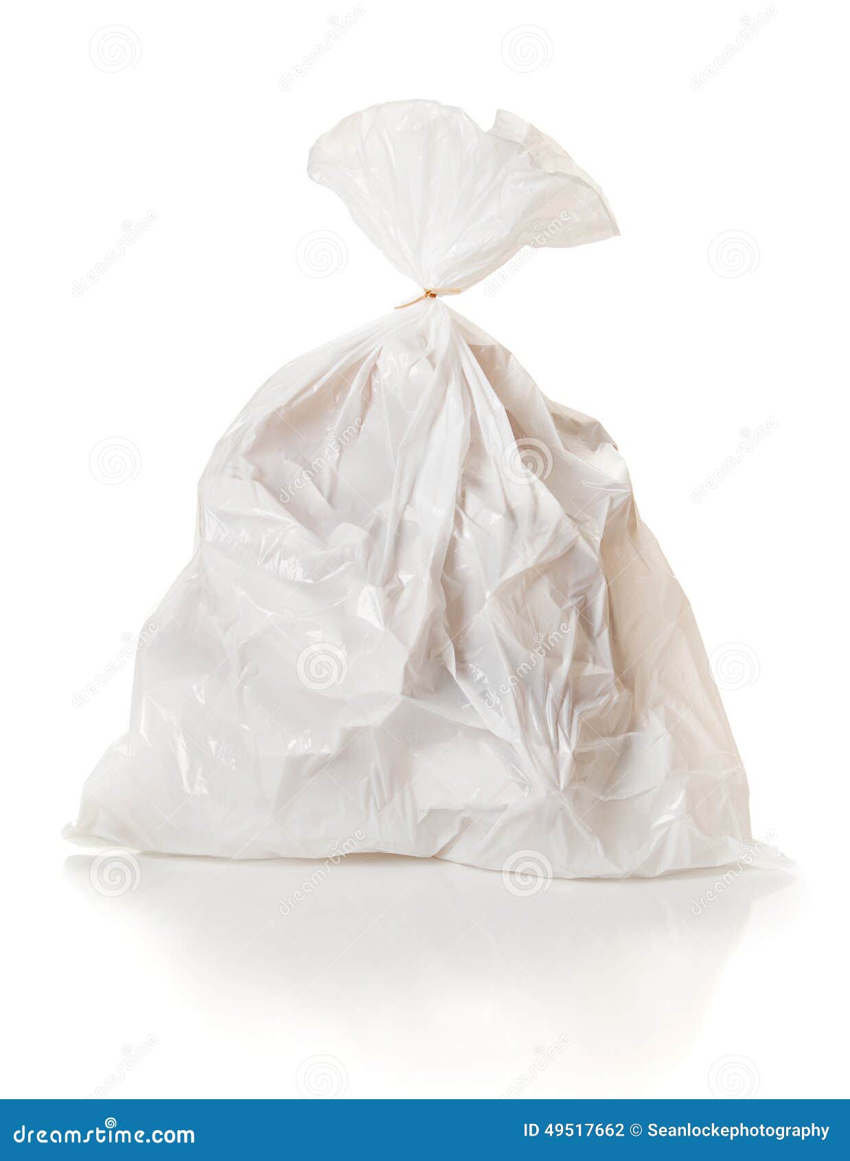 Garbage: Full Garbage Bag Tied Shut Stock Photo - Image of tied, refuse ...