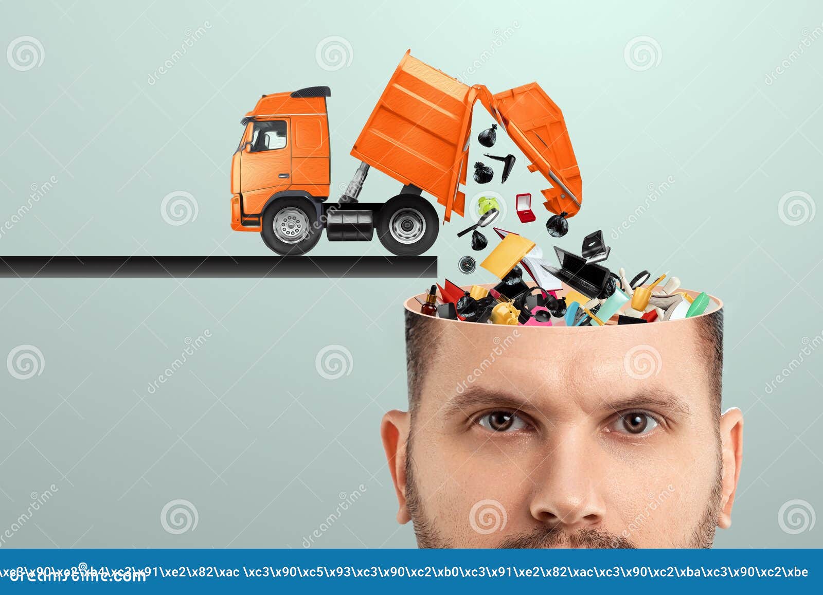 Garbage In The Head, Clogging Up The Head With Unnecessary Information ...