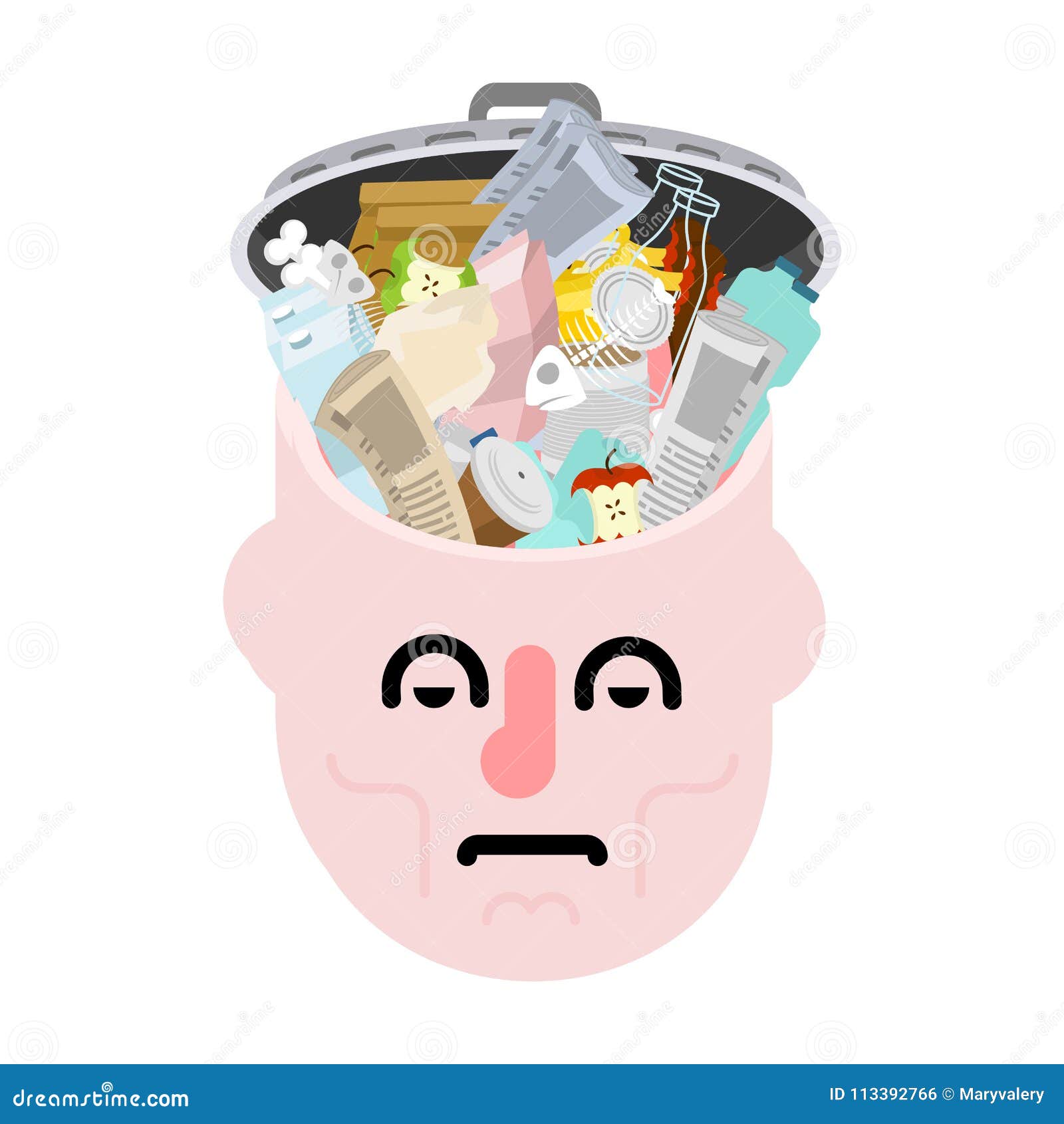 Garbage In The Head, Clogging Up The Head With Unnecessary Information ...