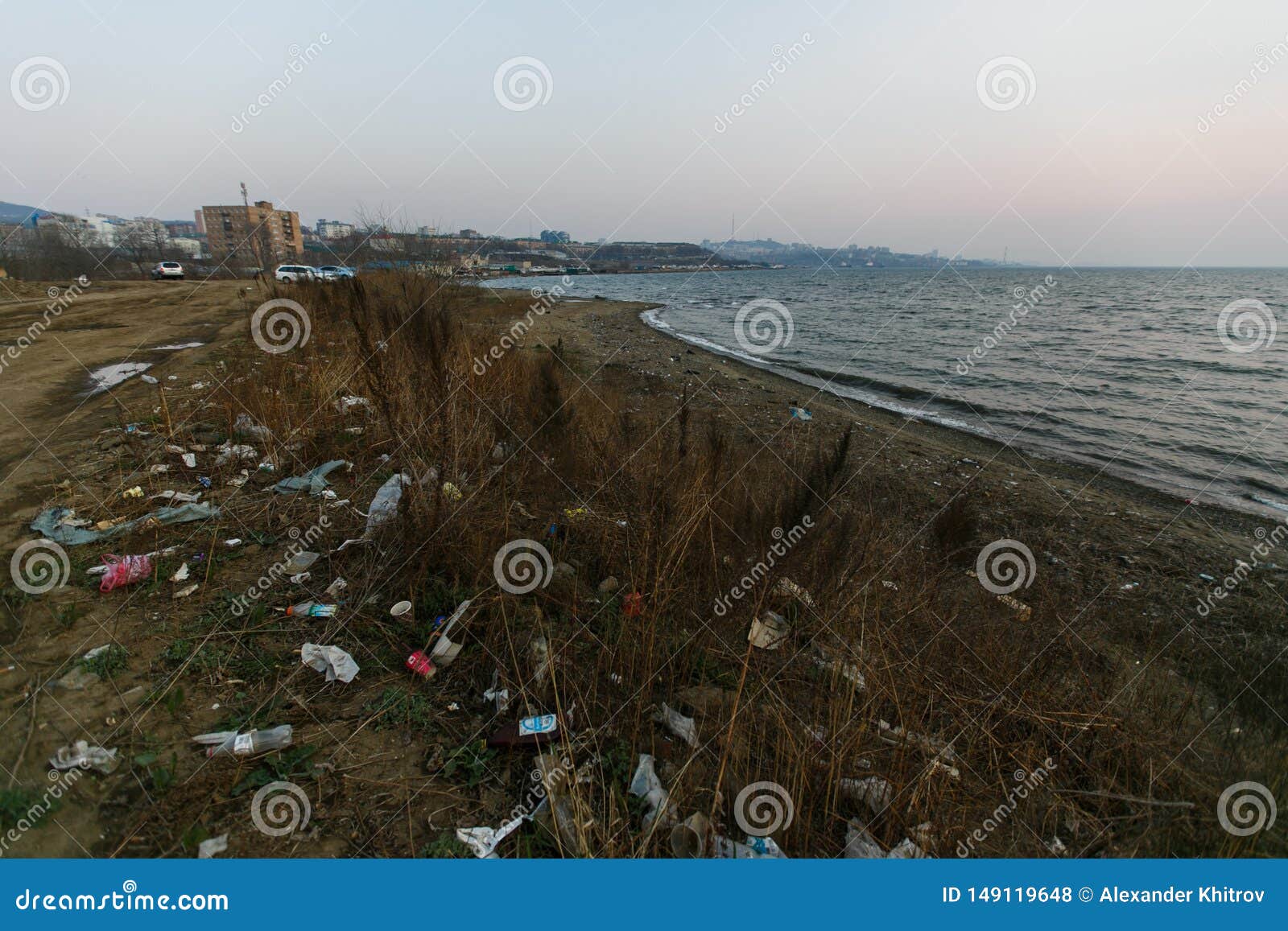 Garbage Heaps on the Sea Beach Editorial Stock Photo - Image of ...