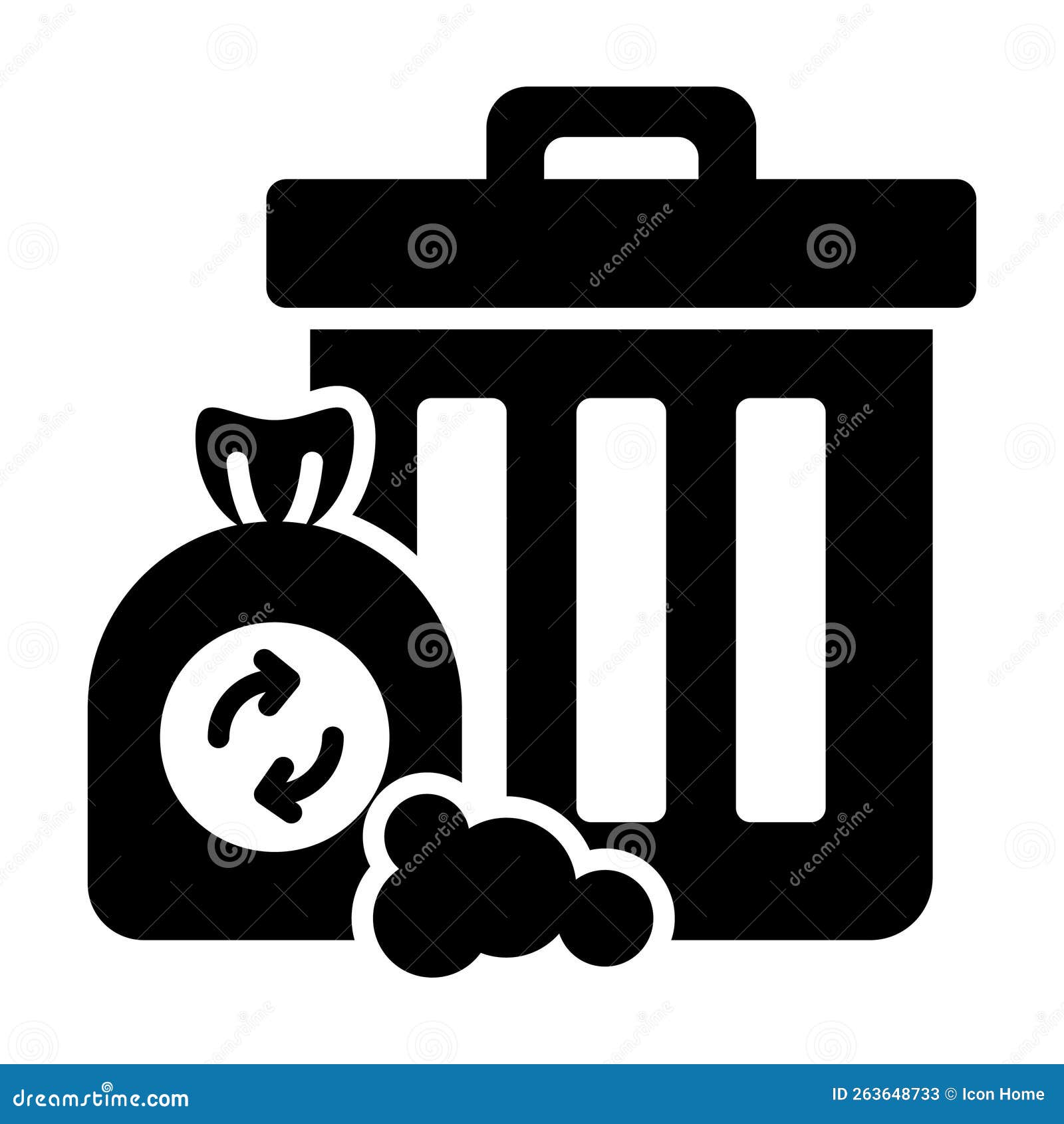 Garbage Icon Modern Concepts Design, Premium Quality Vector ...