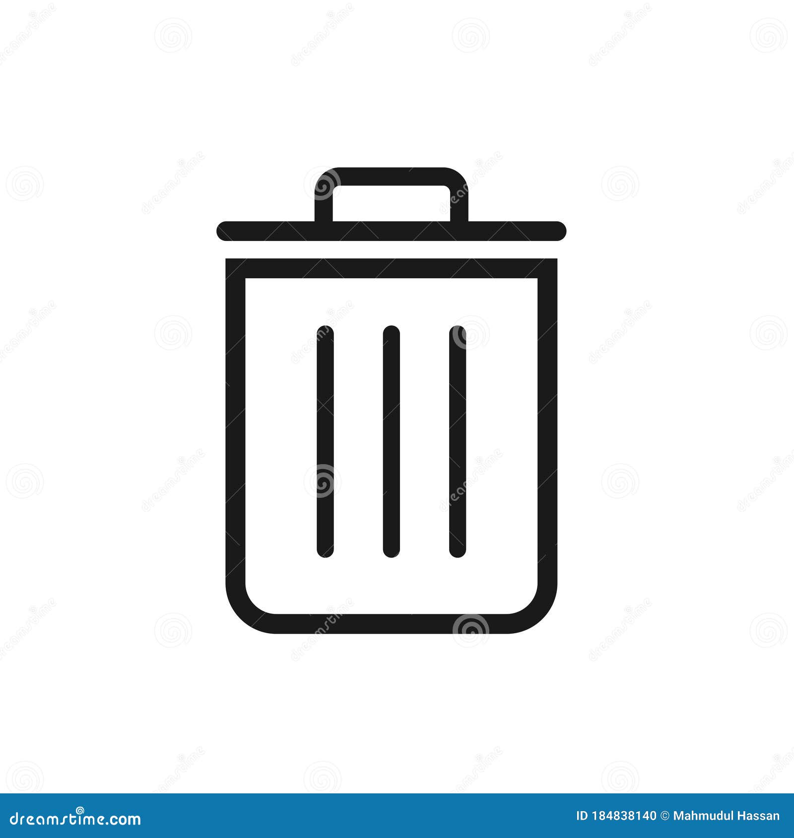 Garbage Icon. Garbage Sign Symbol Vector Illustration Stock Vector ...