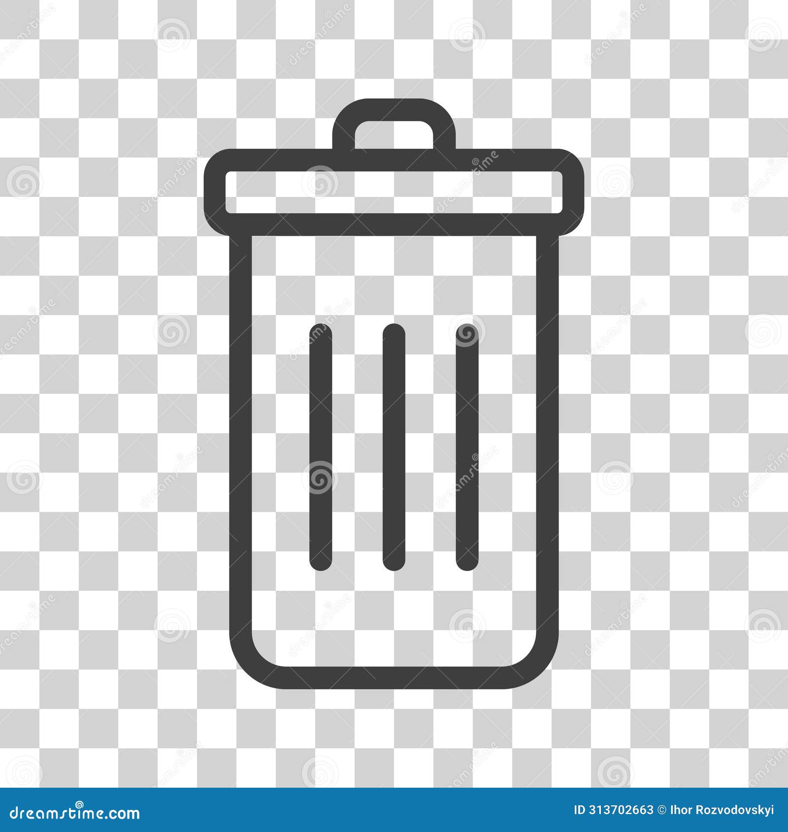 Garbage Icon. Garbage Symbol on White Background Stock Vector ...
