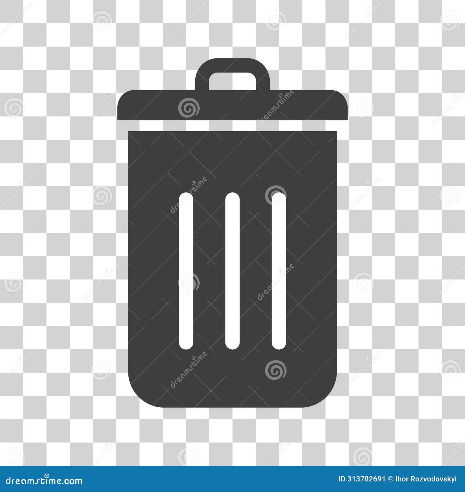 Garbage Icon. Garbage Symbol on White Background Stock Vector ...
