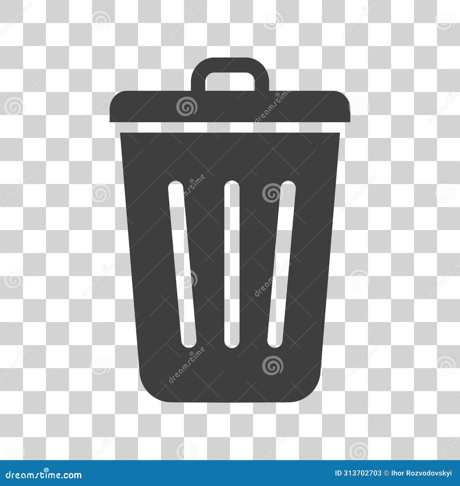 Garbage Icon. Garbage Symbol on White Background Stock Vector ...