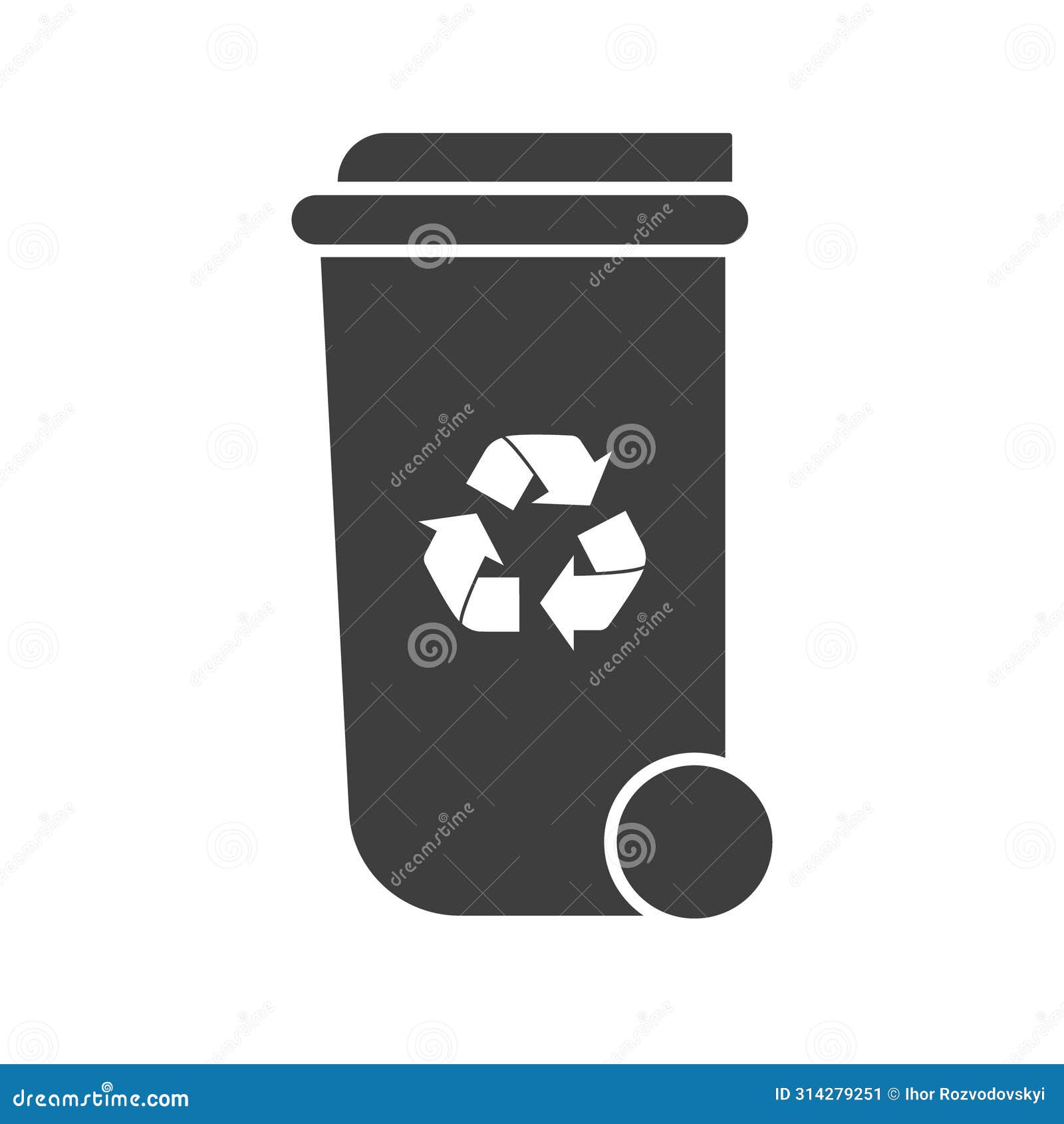 Garbage Icon. Garbage Symbol on White Background Stock Vector ...
